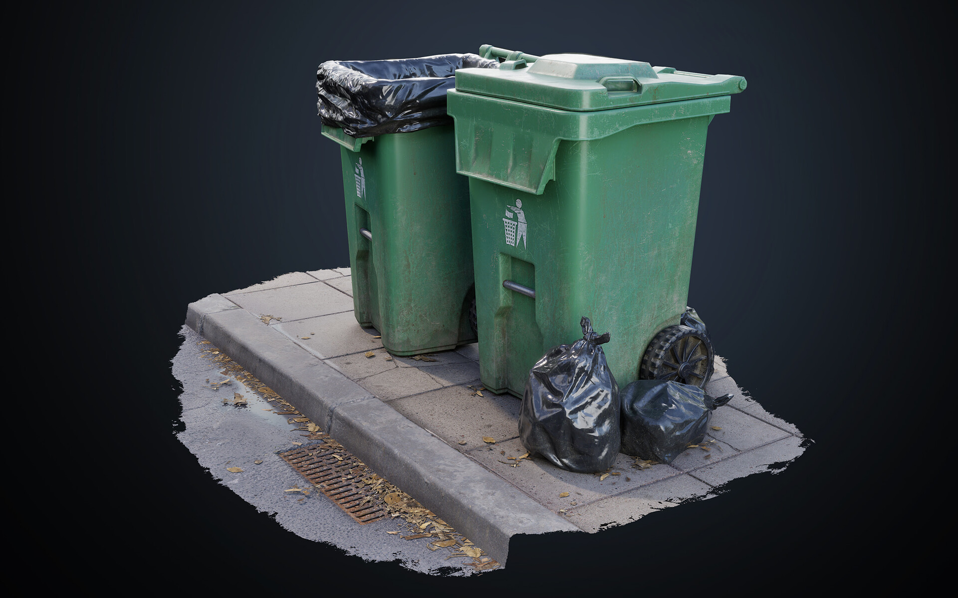 ArtStation - Garbage bin