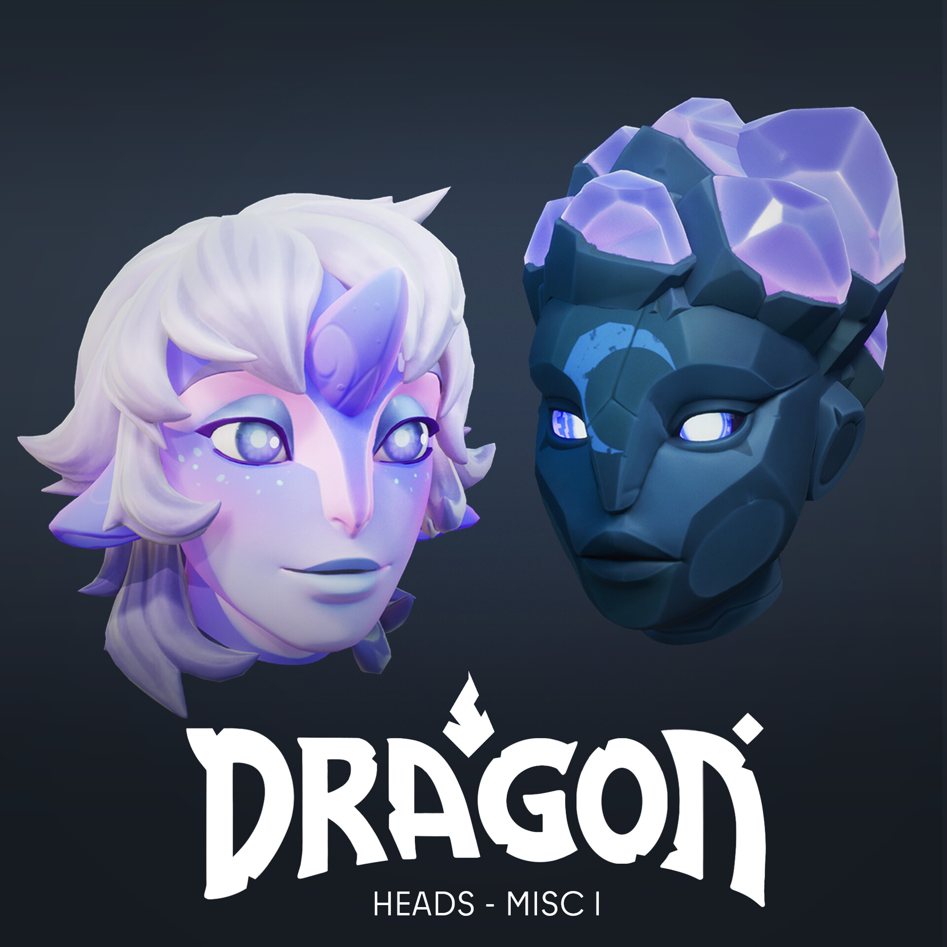 ArtStation - Project Dragon - Character Heads Misc I