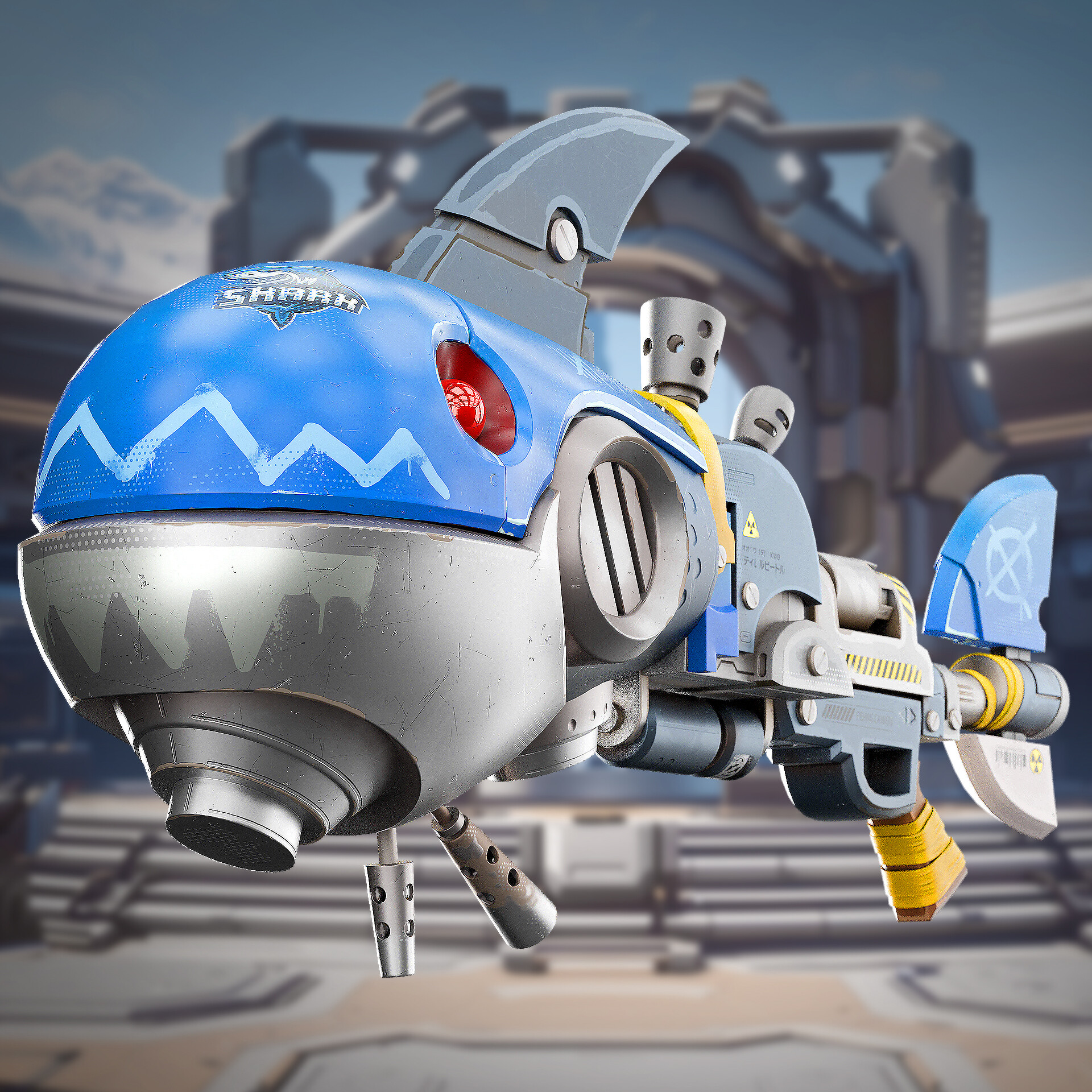 ArtStation - 3d Shark weapon