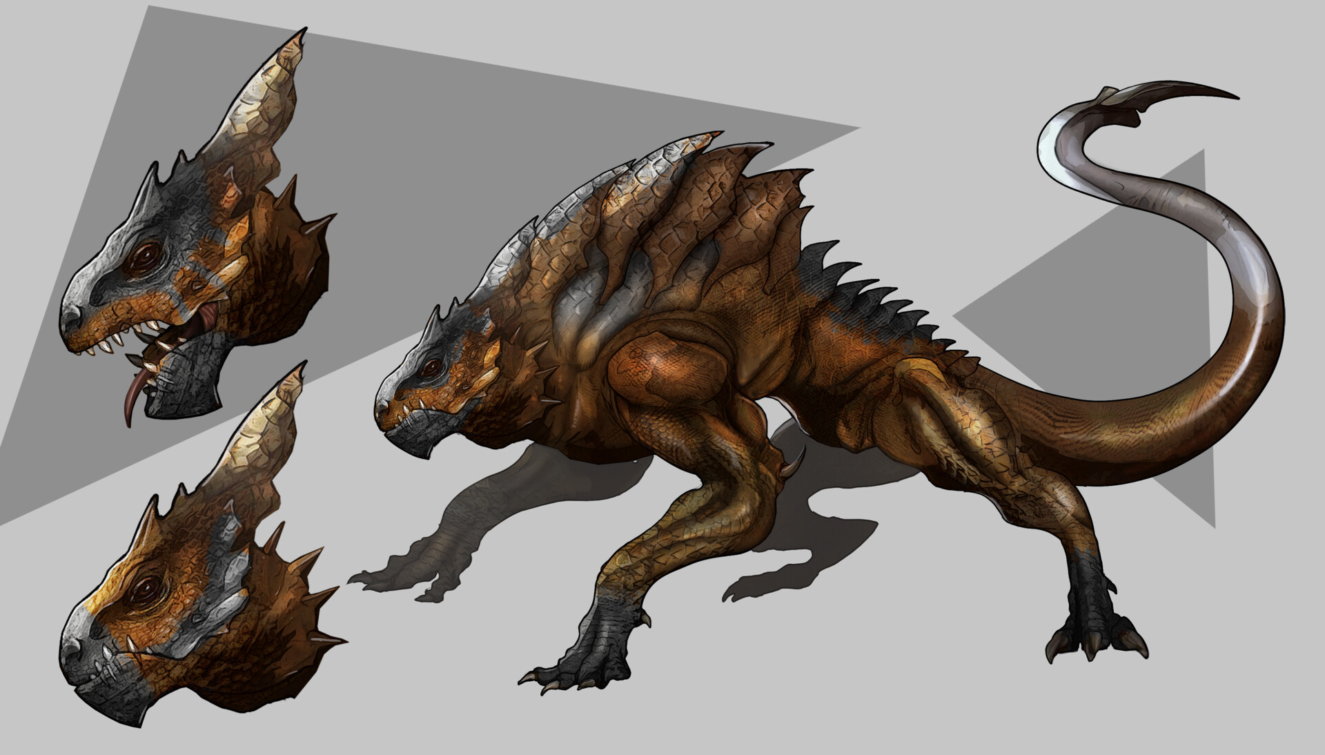 ArtStation - Creature Head designs