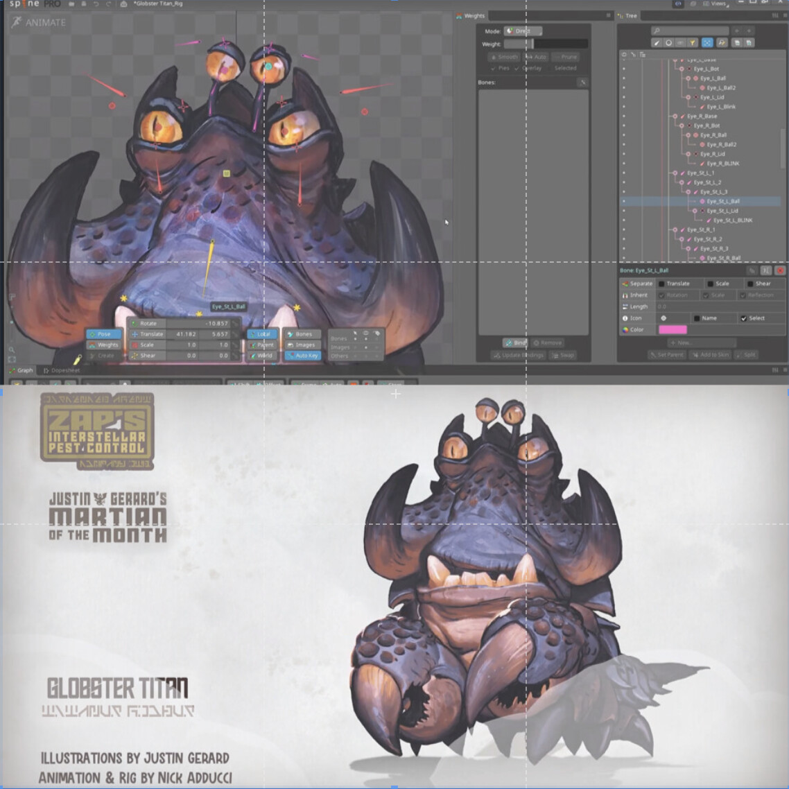 ArtStation - Spine Rigs & Animation