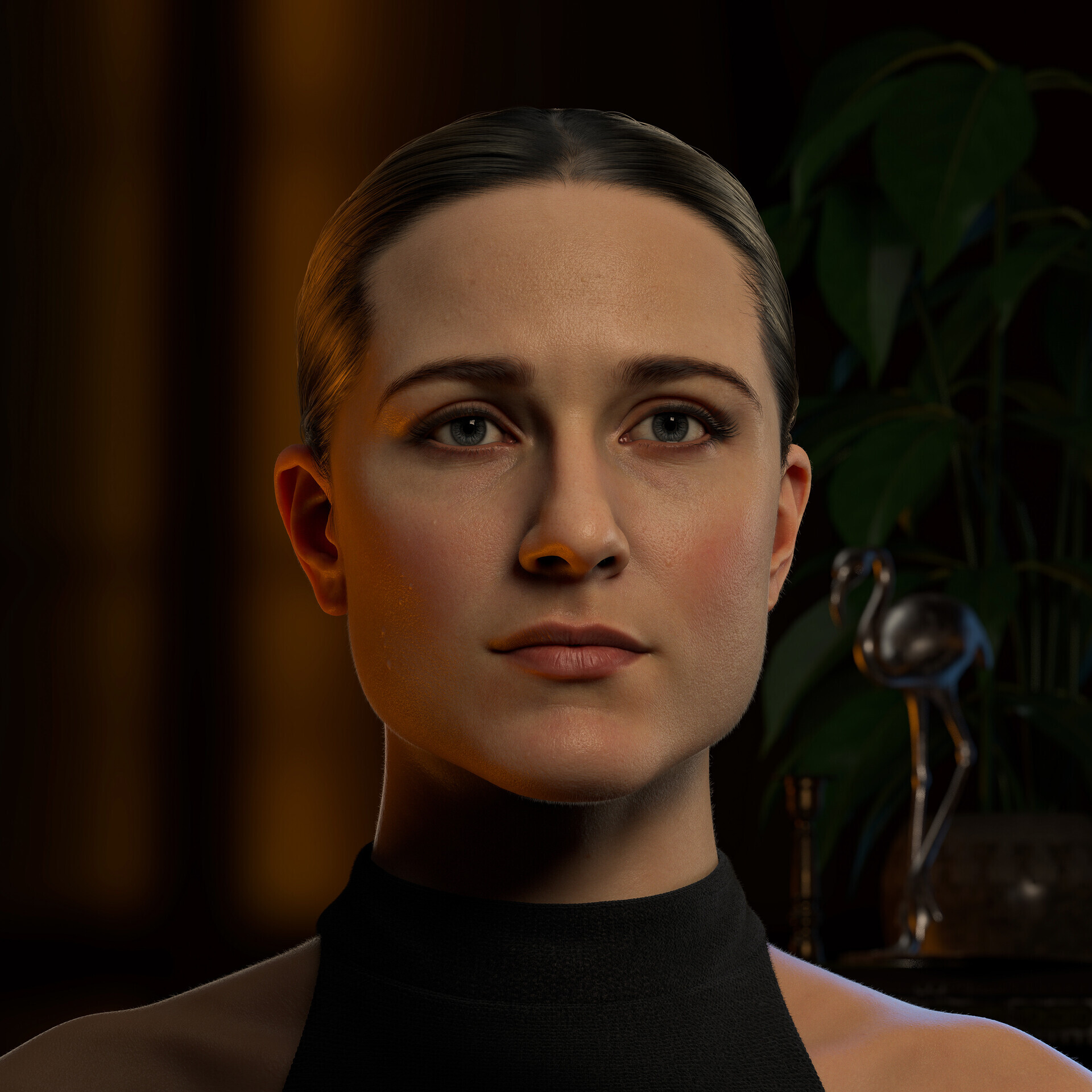 ArtStation - Evan Rachel Wood Portrait