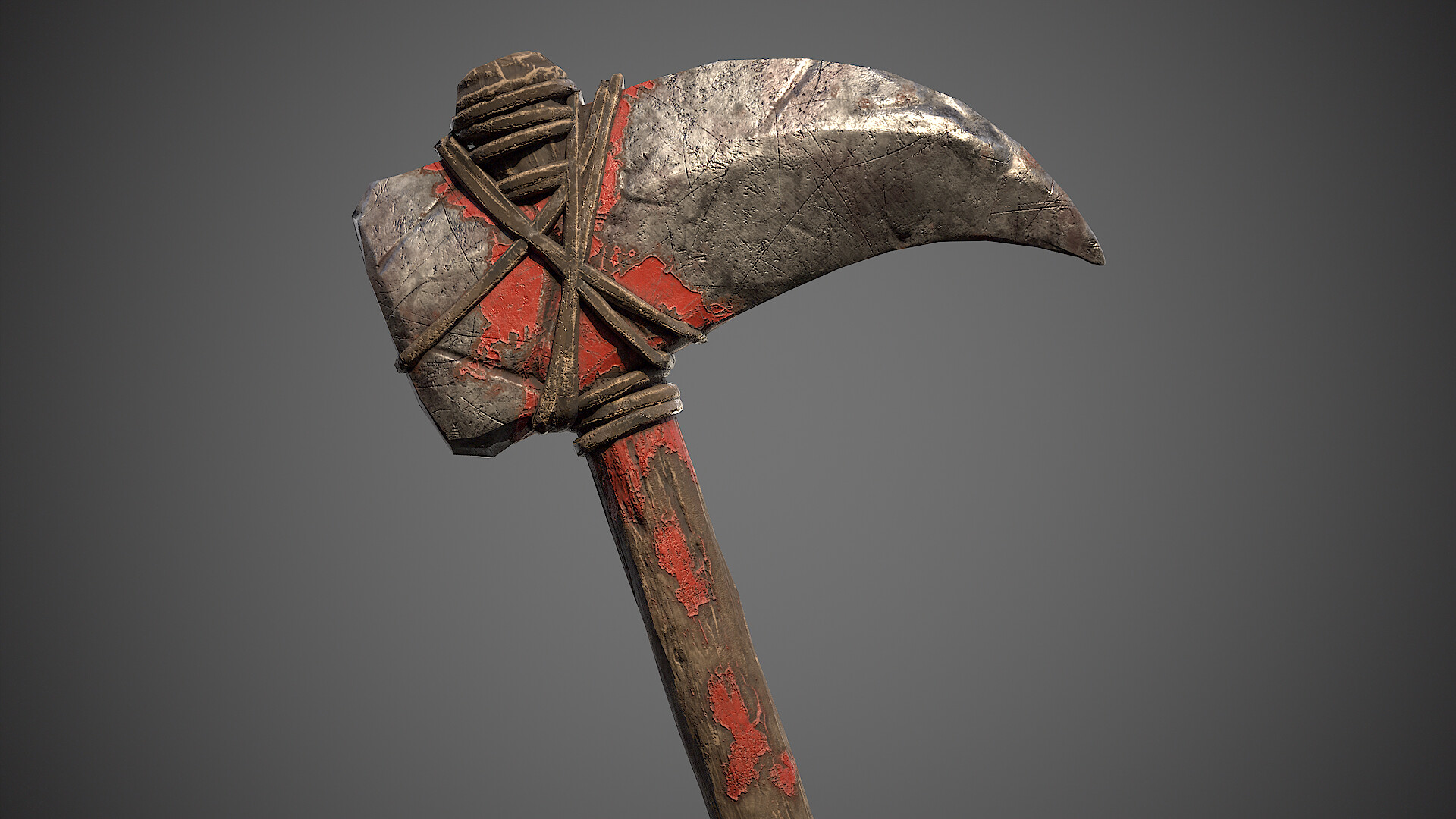 ArtStation - Pick Axe - Game Asset Weapon
