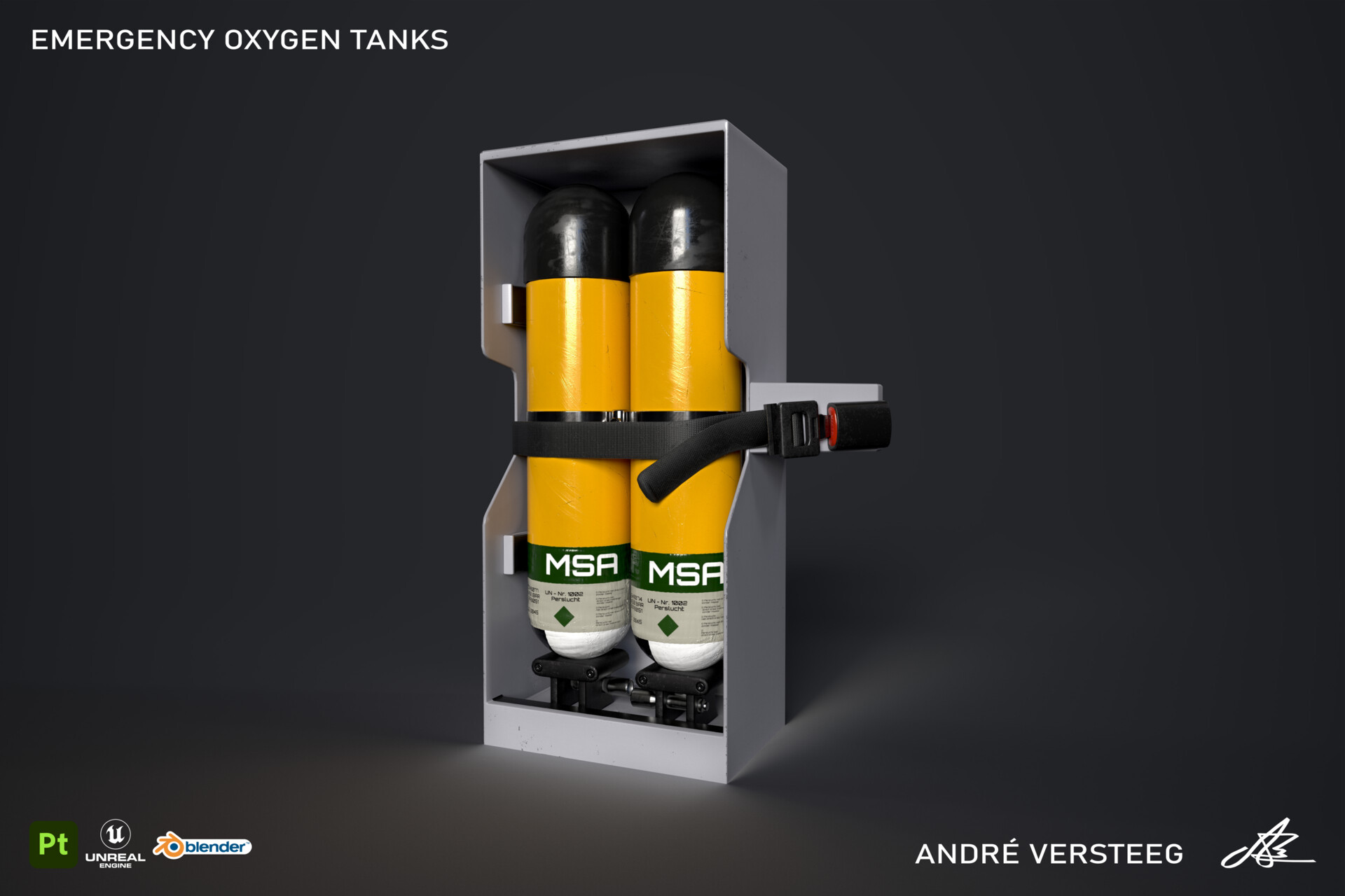 ArtStation - Emergency oxygen tanks