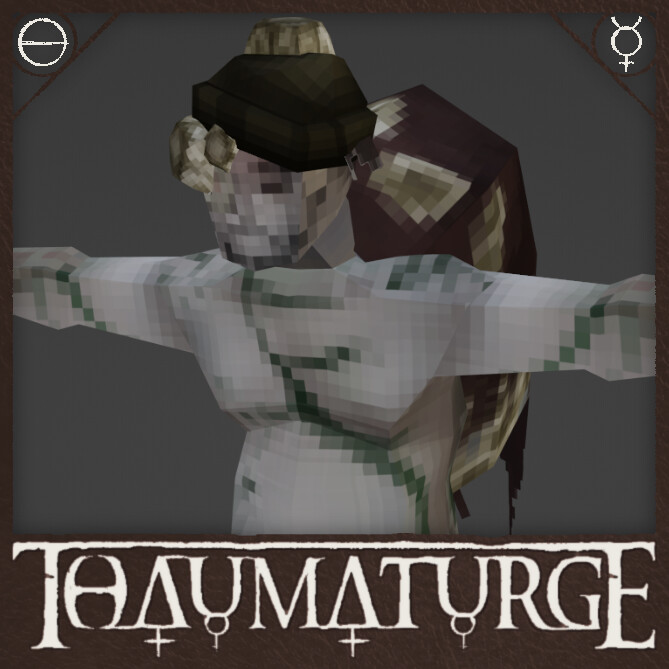 ArtStation - The Fishmonger - Low Poly Character