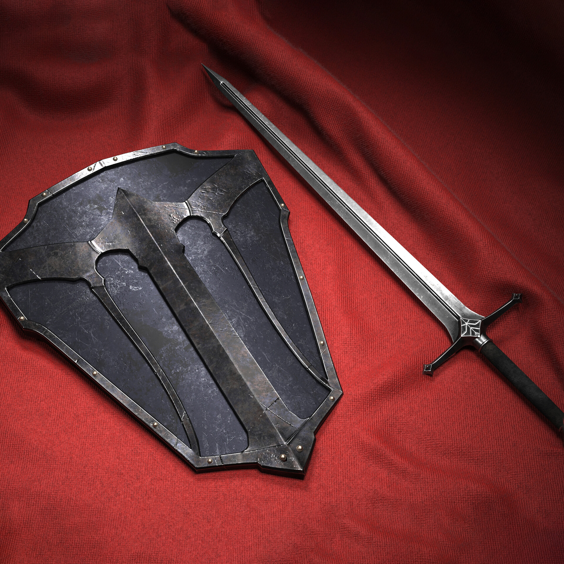 ArtStation - Enemy Weapons Asset - Swordsman VR