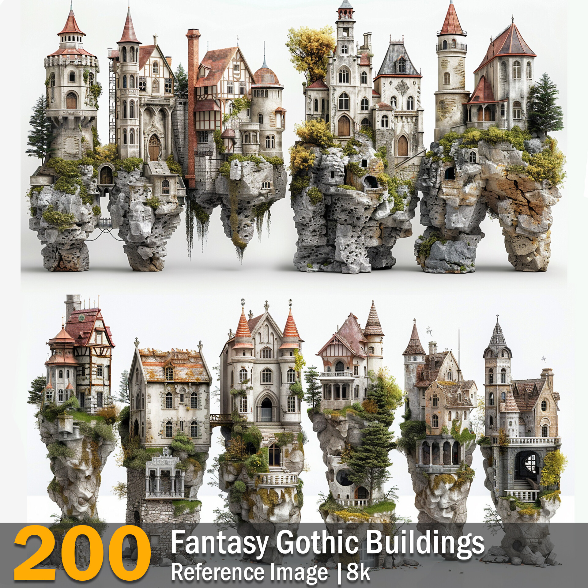 ArtStation - Fantasy Gothic Buildings | Reference Images | 8K