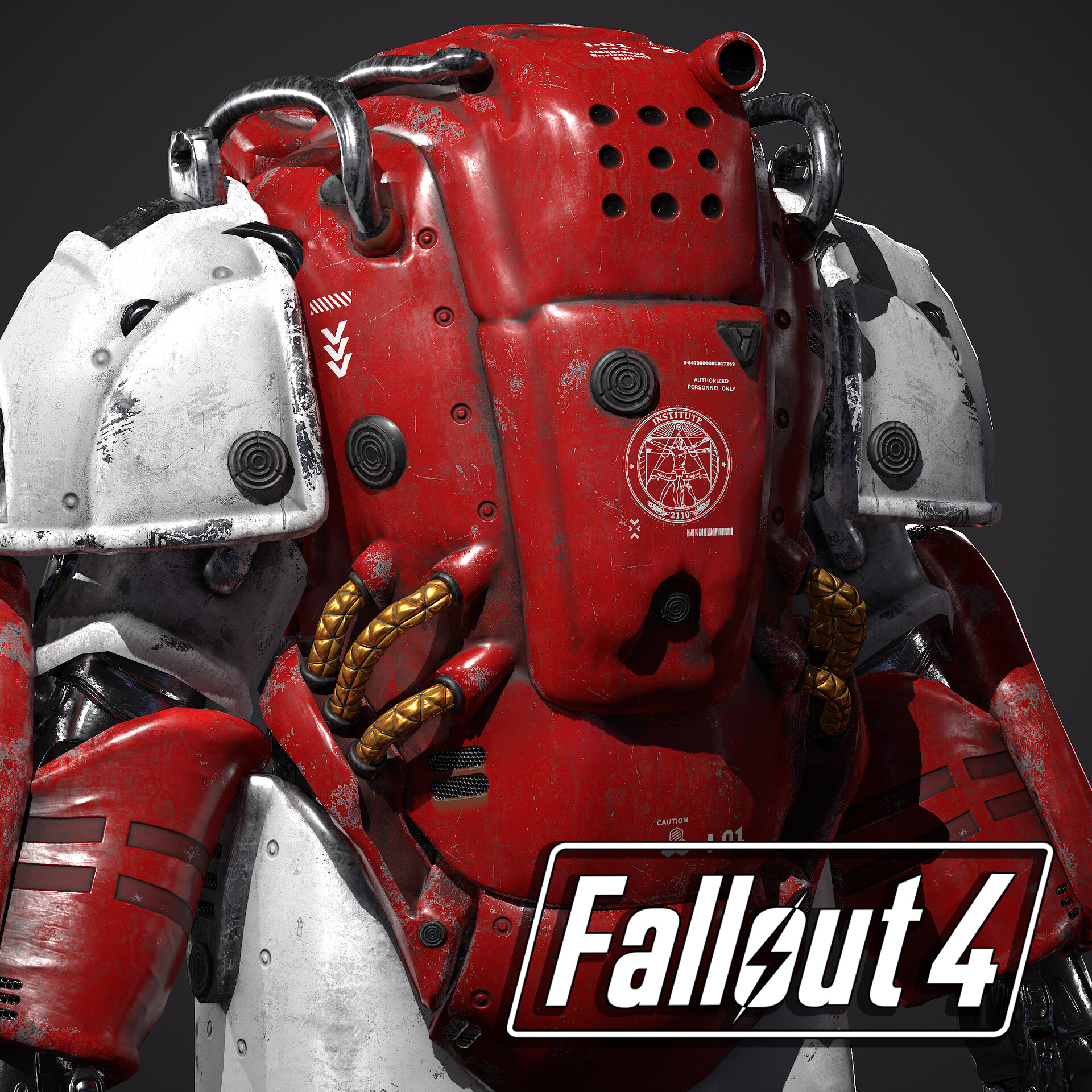 ArtStation - Institute Power Armor HD Textures