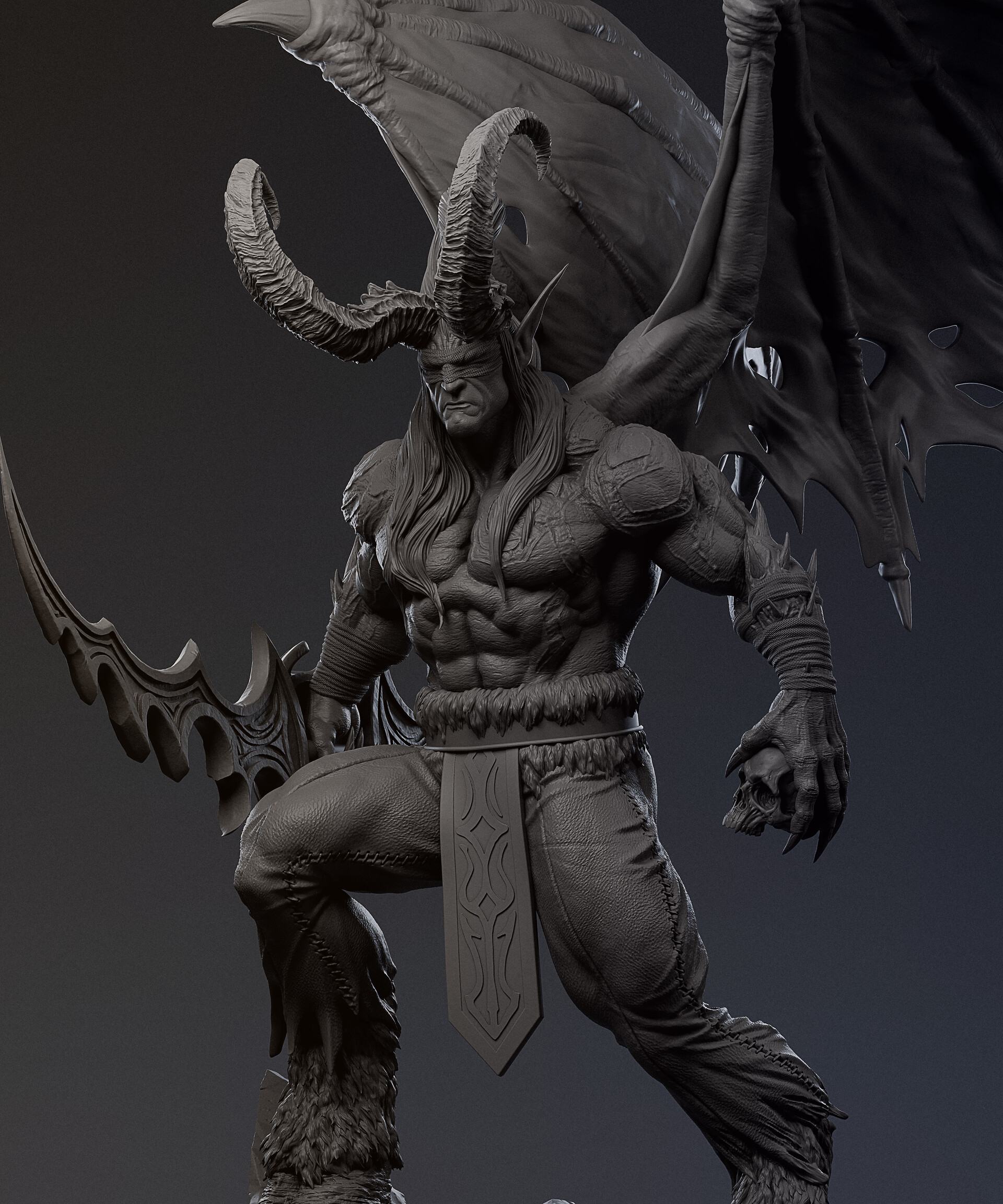 ArtStation - Illidan Stormrage.
