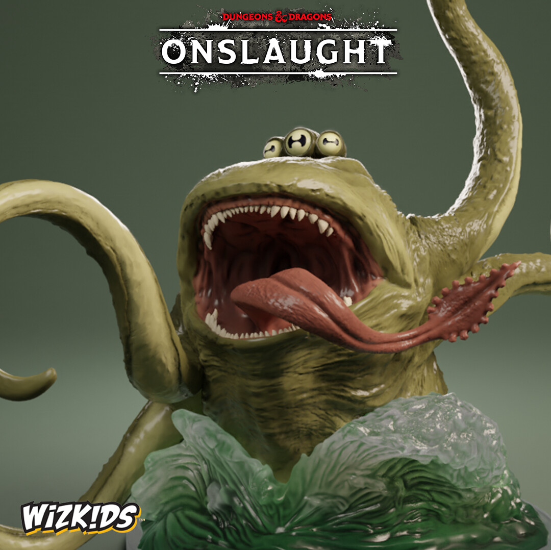 ArtStation - Dungeons & Dragons Onslaught: Froghemoth