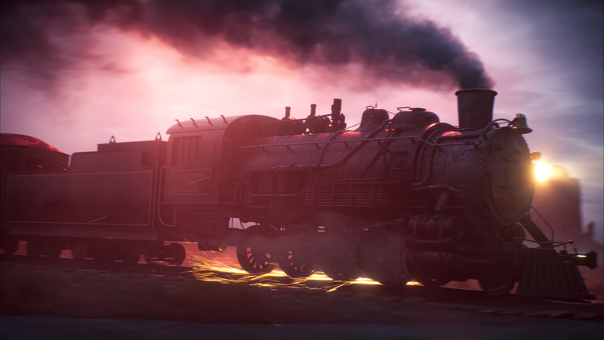 ArtStation - Ecstasy of Gold - Train Heist