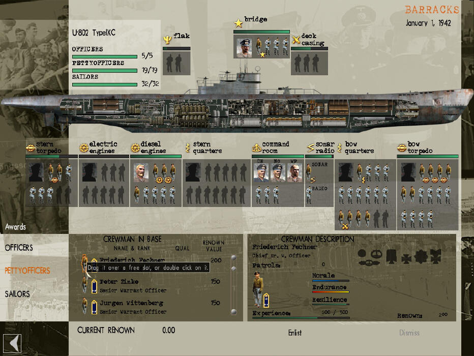 ArtStation - Silent Hunter 3 - Crew management