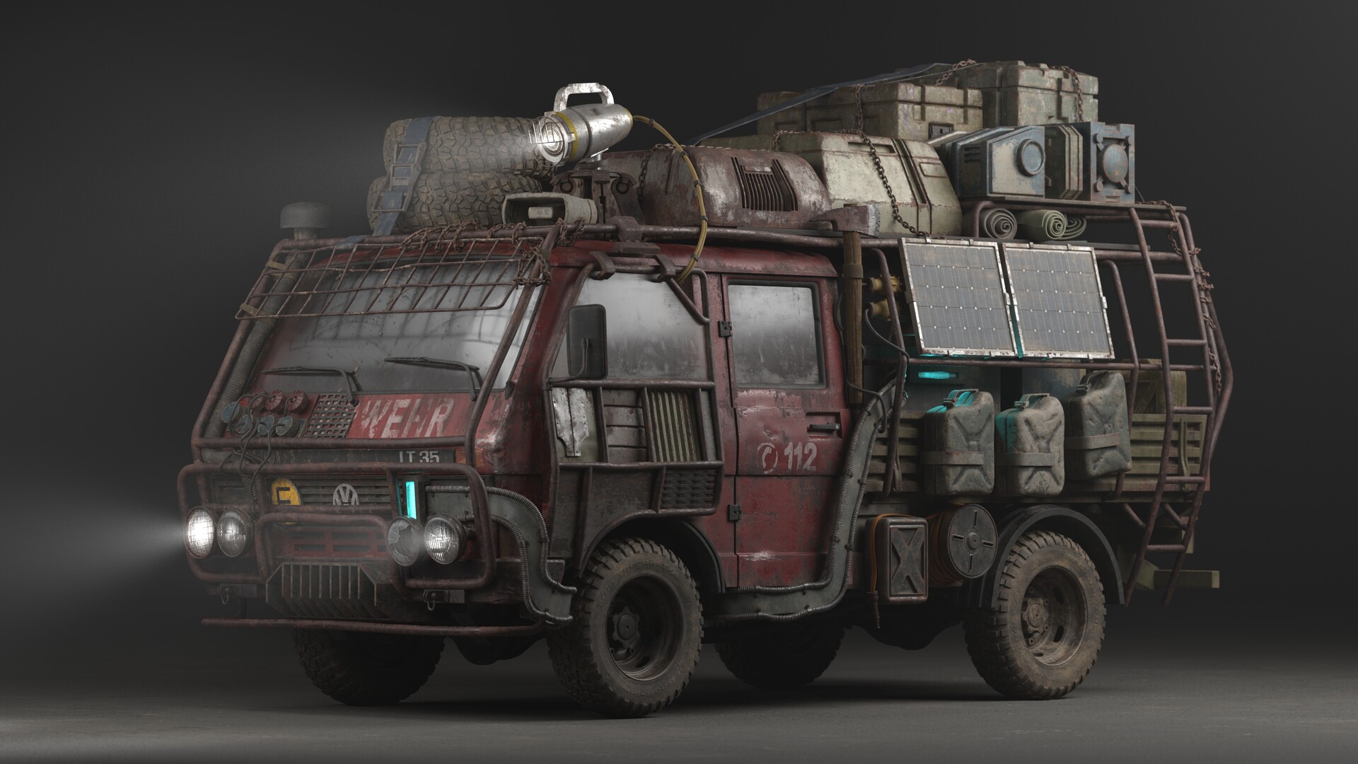 ArtStation - Moses Truck _ Volkswagen LT45