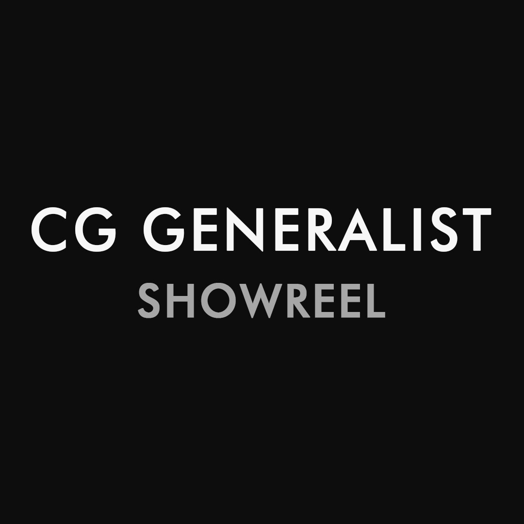 ArtStation - CG Generalist - Assets showreel