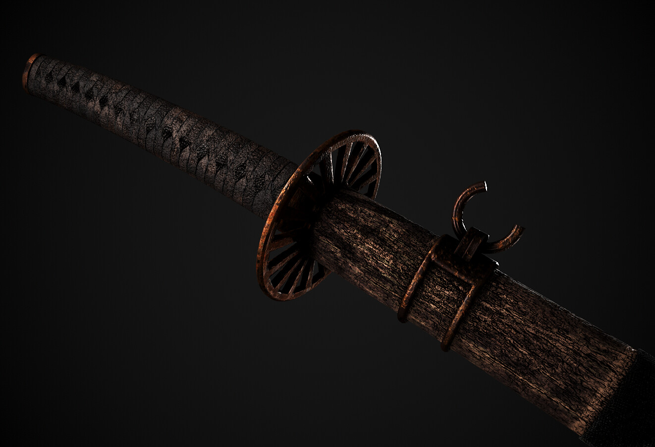 ArtStation - Rusted Katana