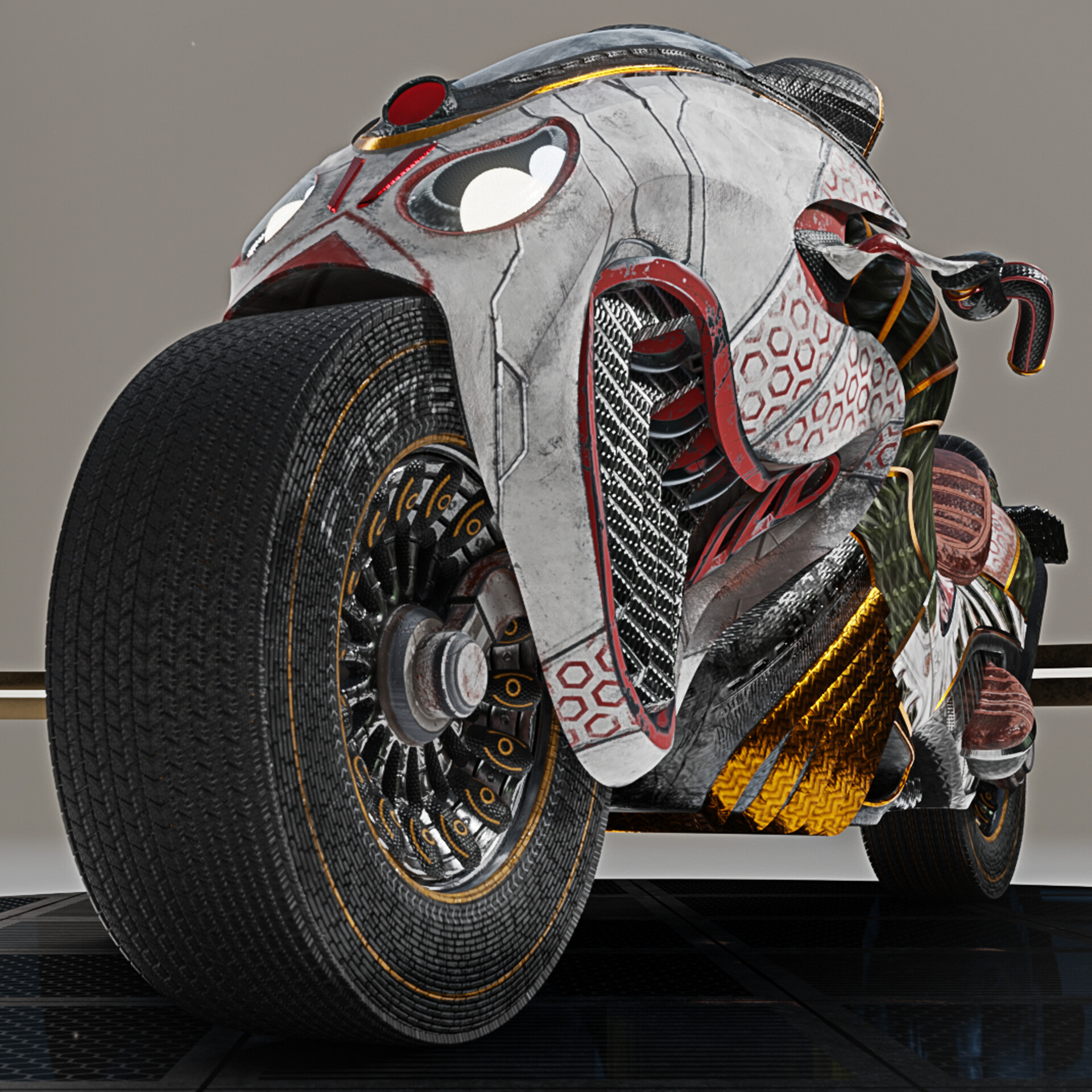 ArtStation - SCI_FI_Motorcycle