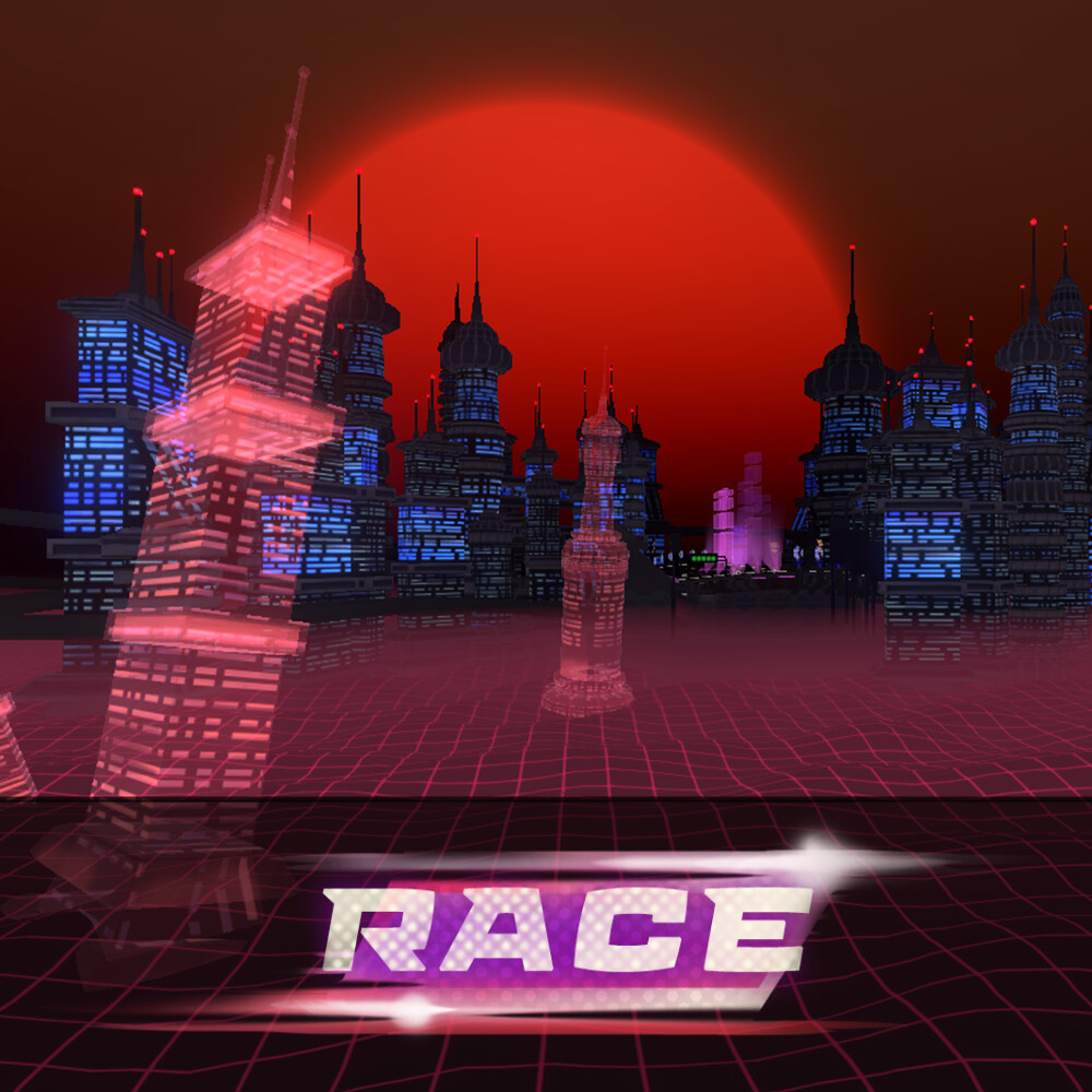 ArtStation - RACE - 3D MiniGame project on Unity.