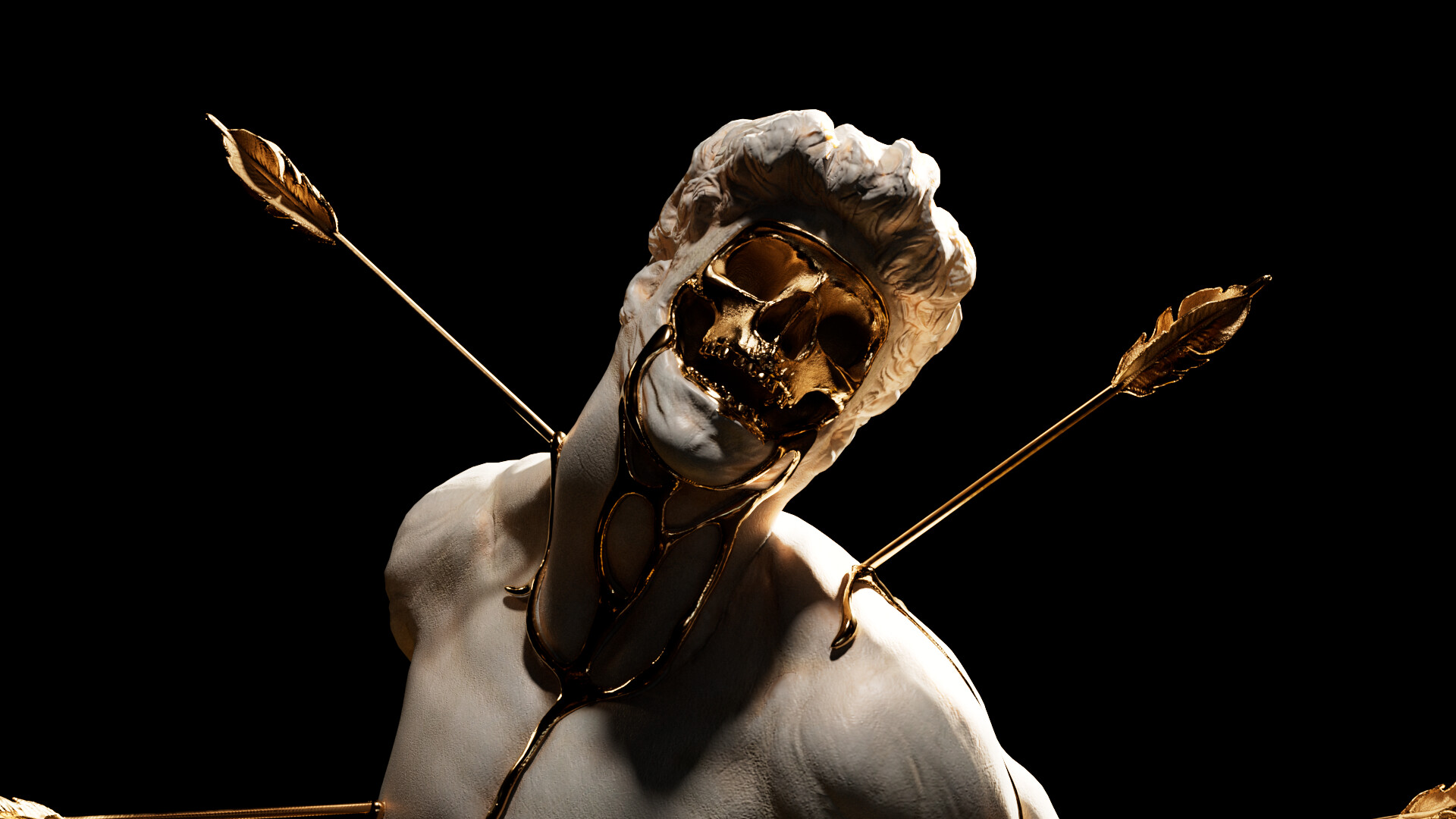 ArtStation - “Martyrdom” Saint Sebastian Sculpture