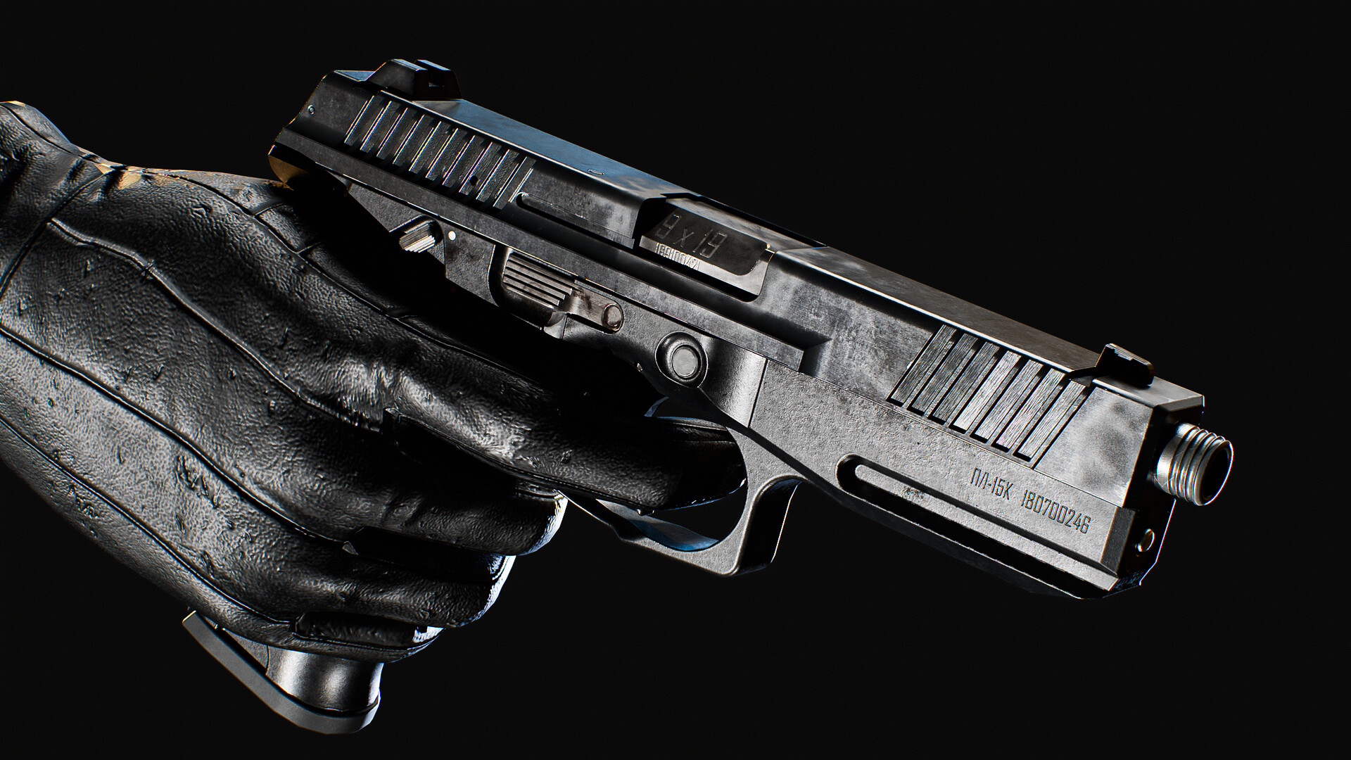 ArtStation - PL-15 Lebedev pistol