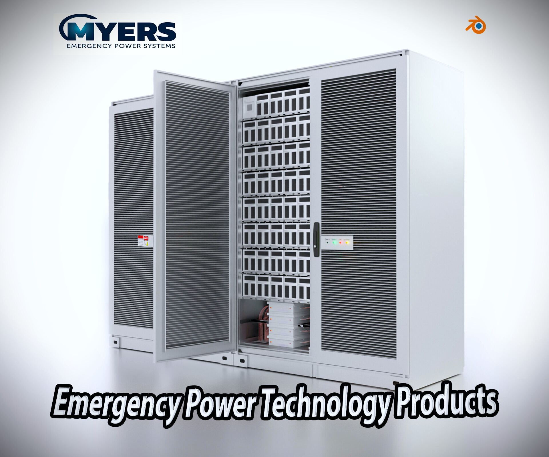 ArtStation - Product Visualization: Emergency Power Technology Products