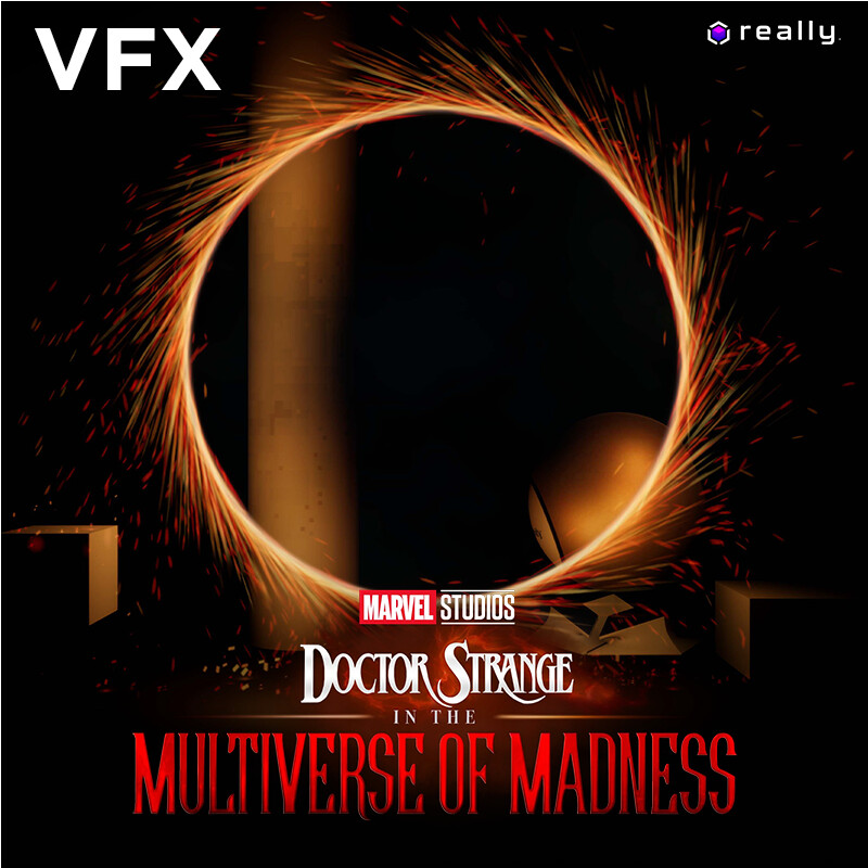 ArtStation - Doctor Strange in the Multiverse of Madness: AR VFX: Sling Ring Portal Particle System