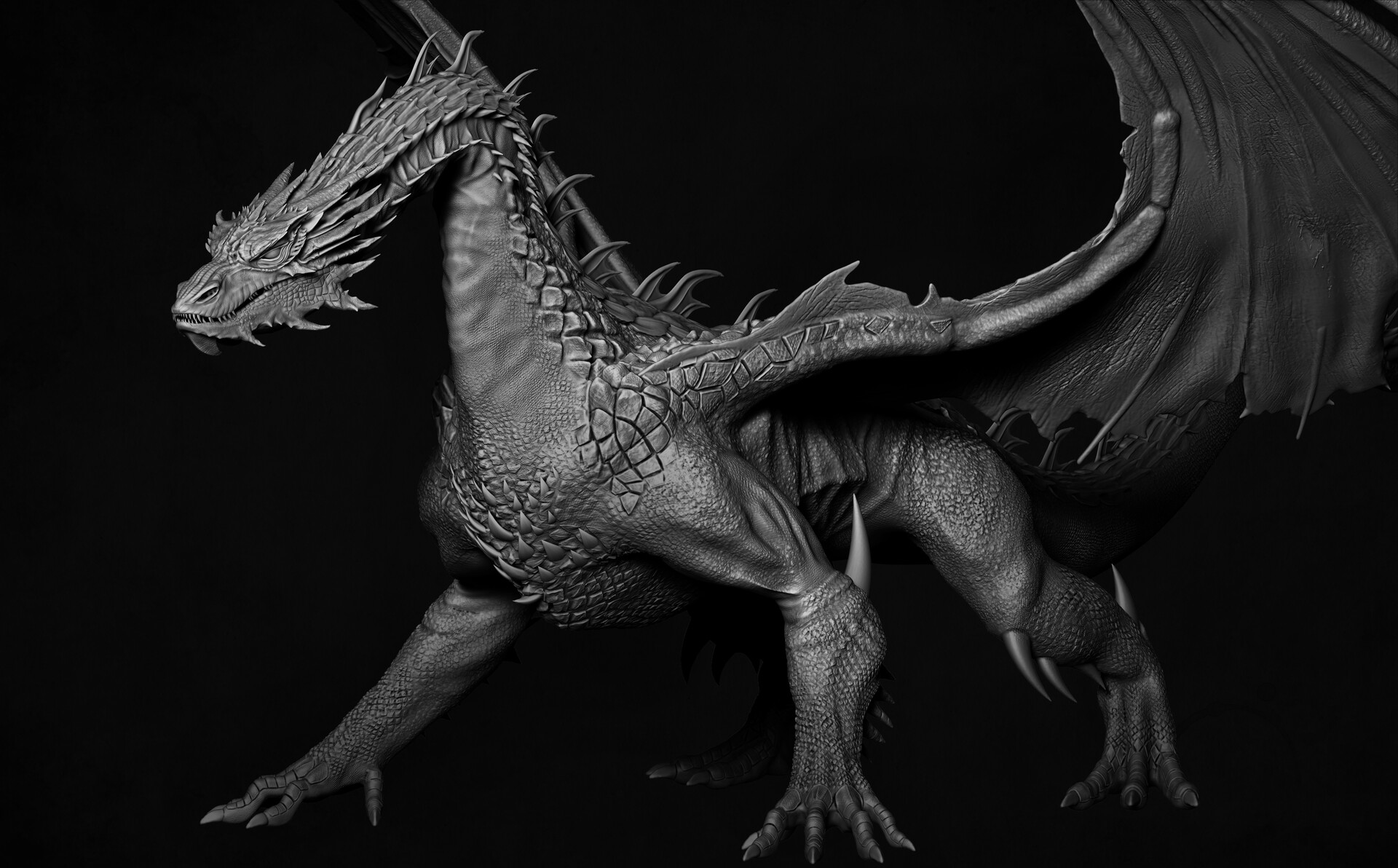 ArtStation - Smaug 4 legged