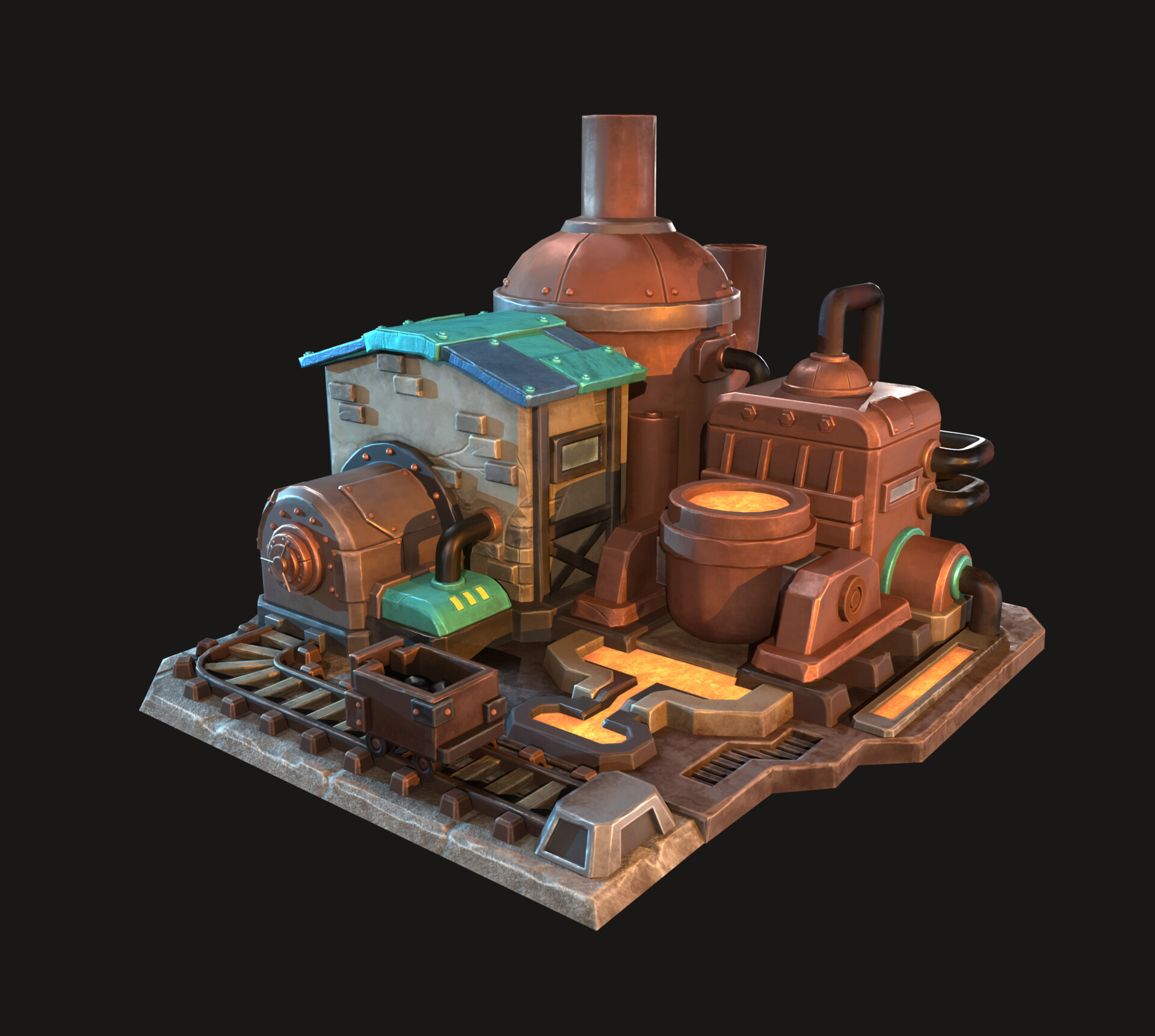 ArtStation - Steel Plant