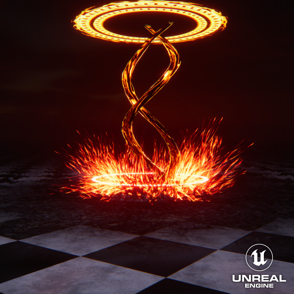 ArtStation - Dragon spell VFX