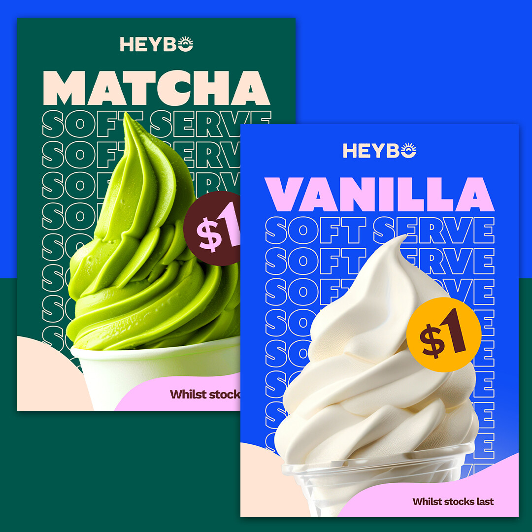 Mark Jason Tejada - Poster for Heybo Softserve Ice Cream