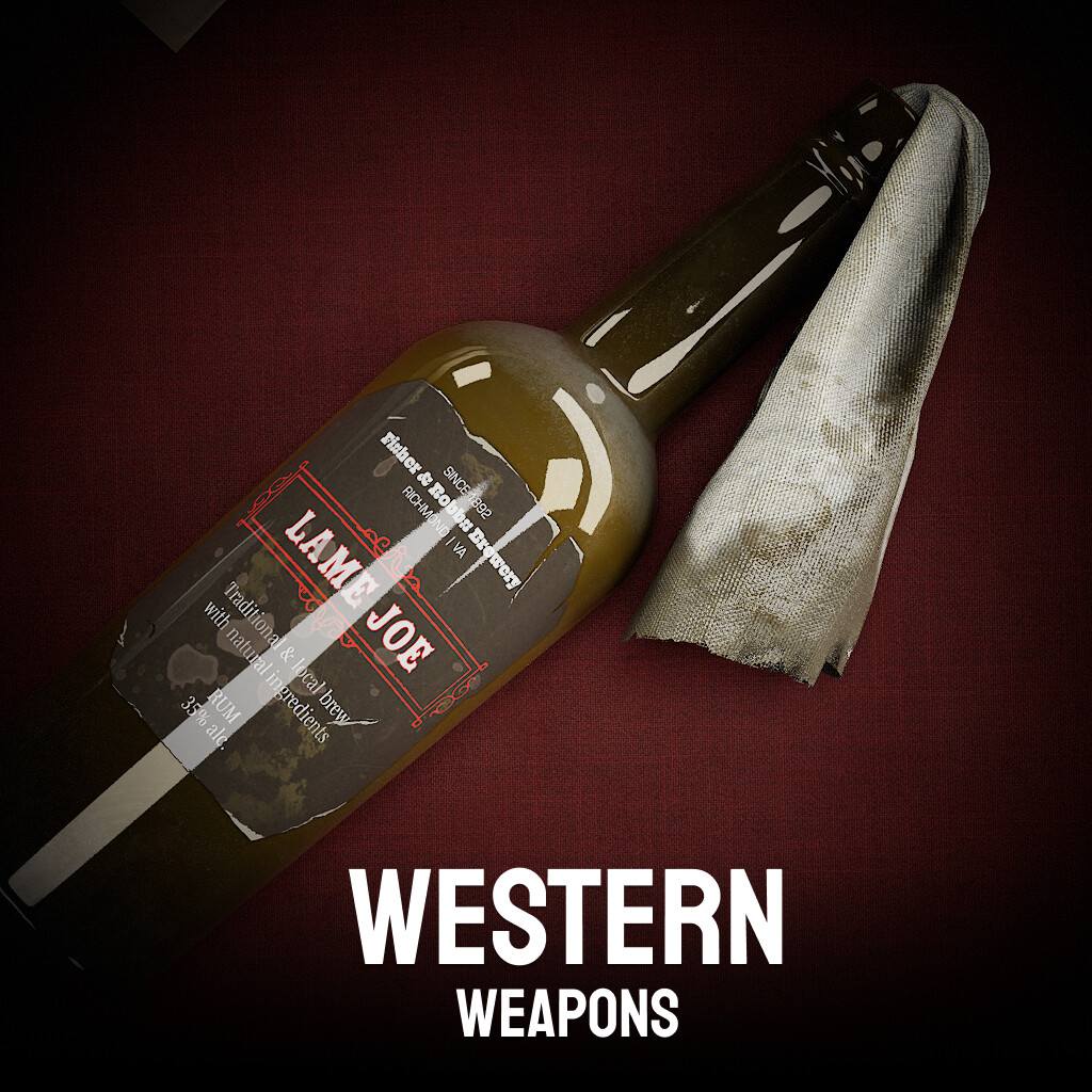ArtStation - WESTERN WEAPONS | FIRE BOTTLE