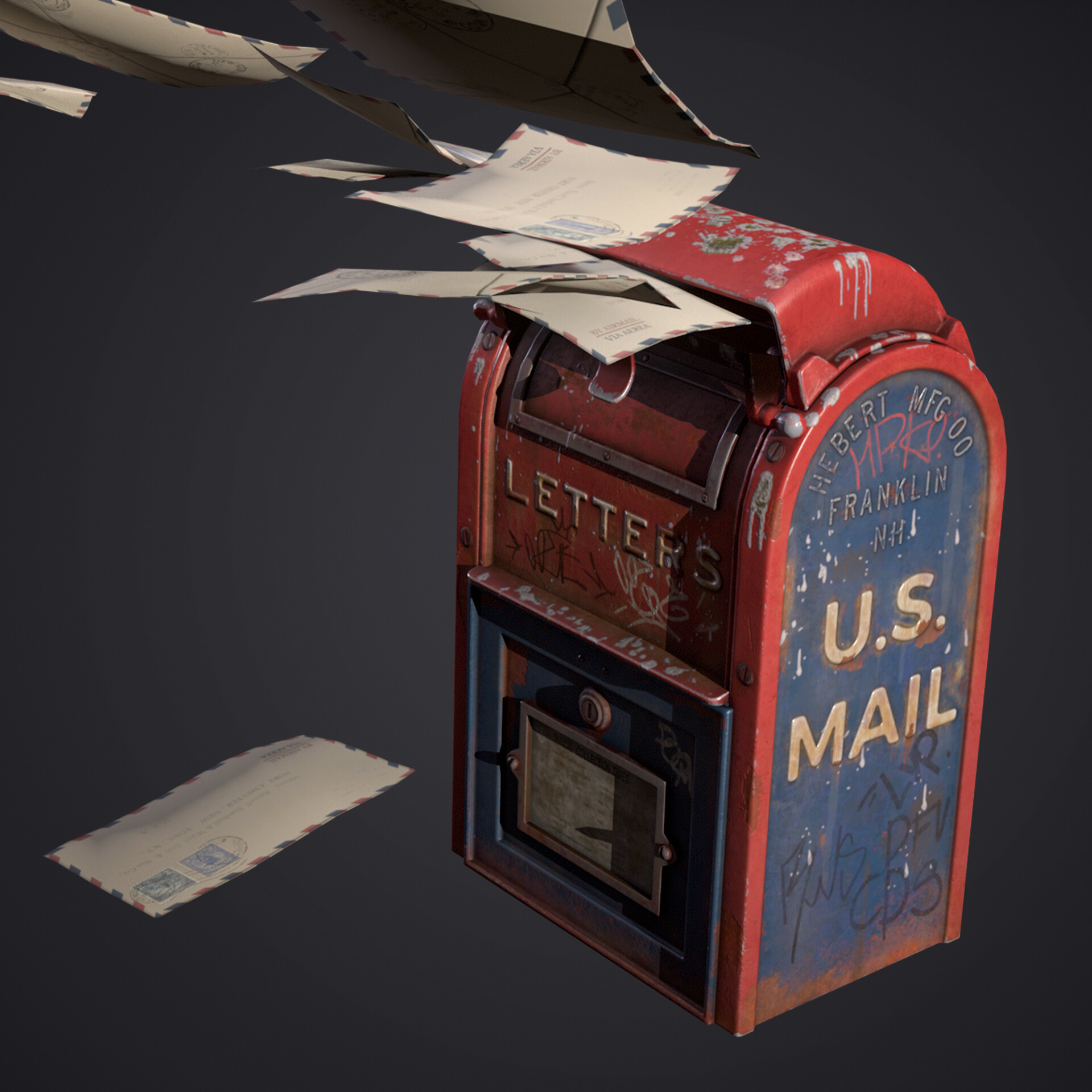 ArtStation - Old Mail Box