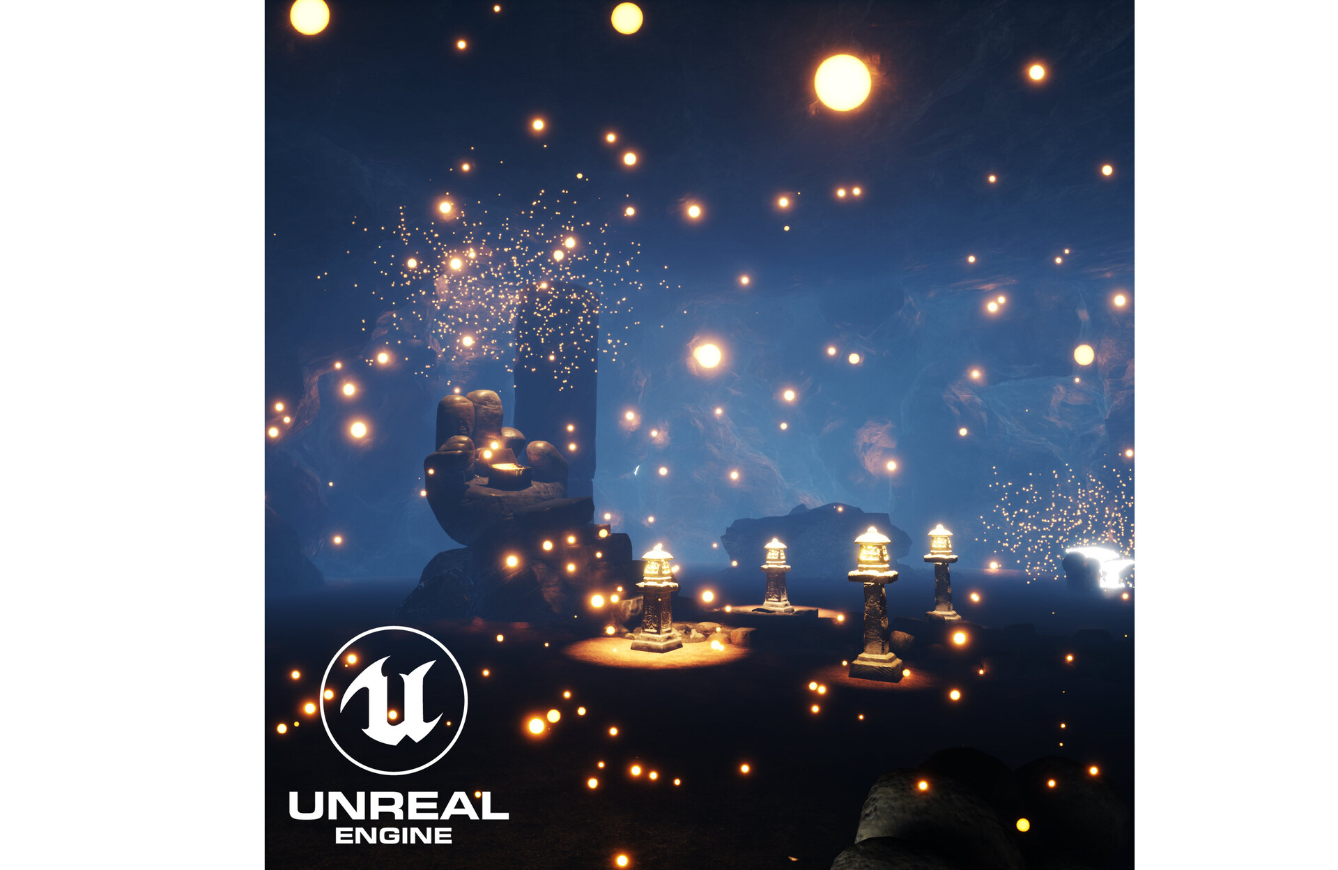 ArtStation - Illuminated Cave