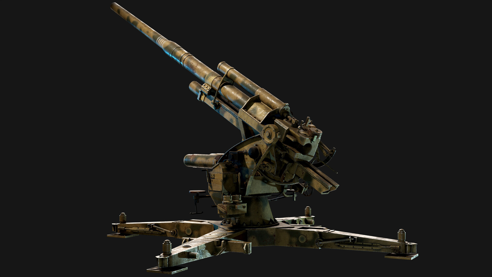 ArtStation - WWII Artillery - Flak 88