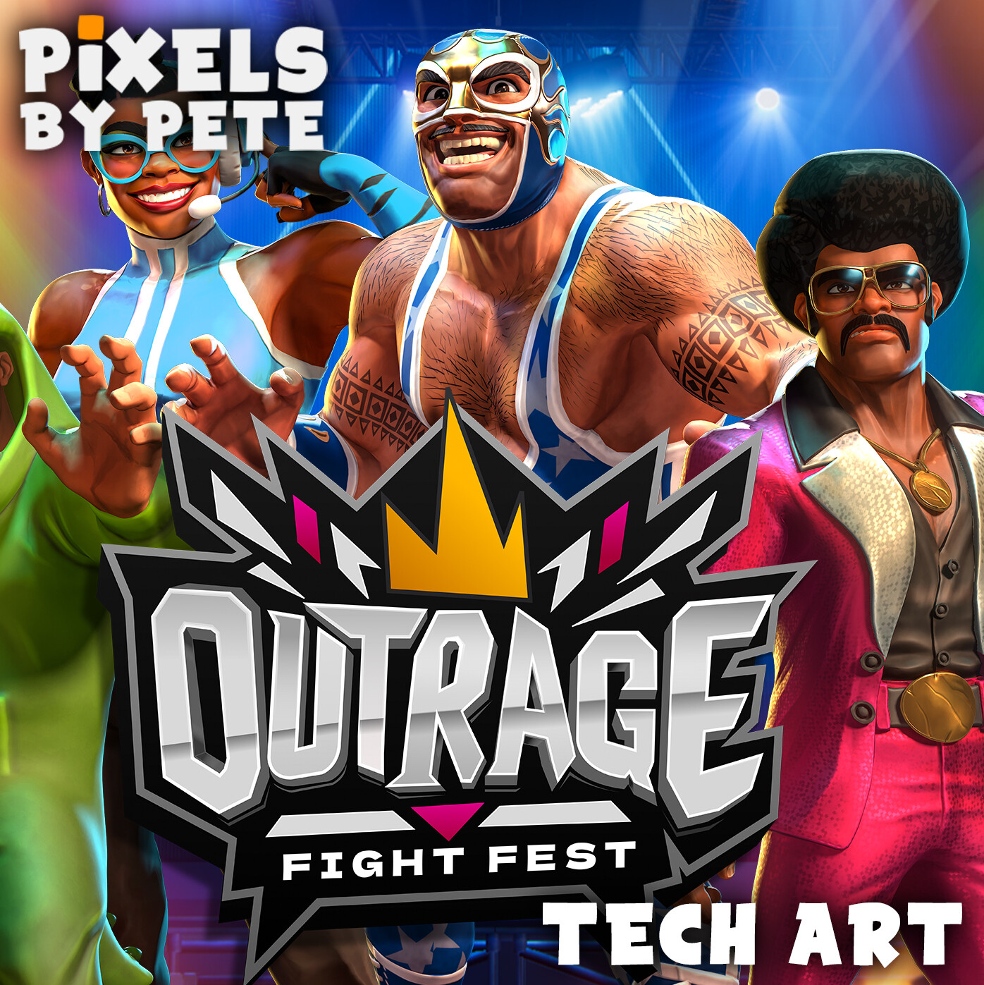 ArtStation - Outrage: Fight fest Technical art / VFX art portfolio