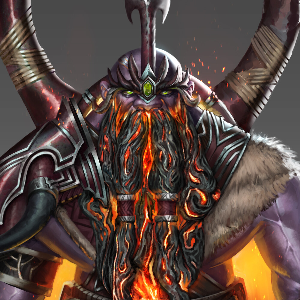 ArtStation - Molten dwarf