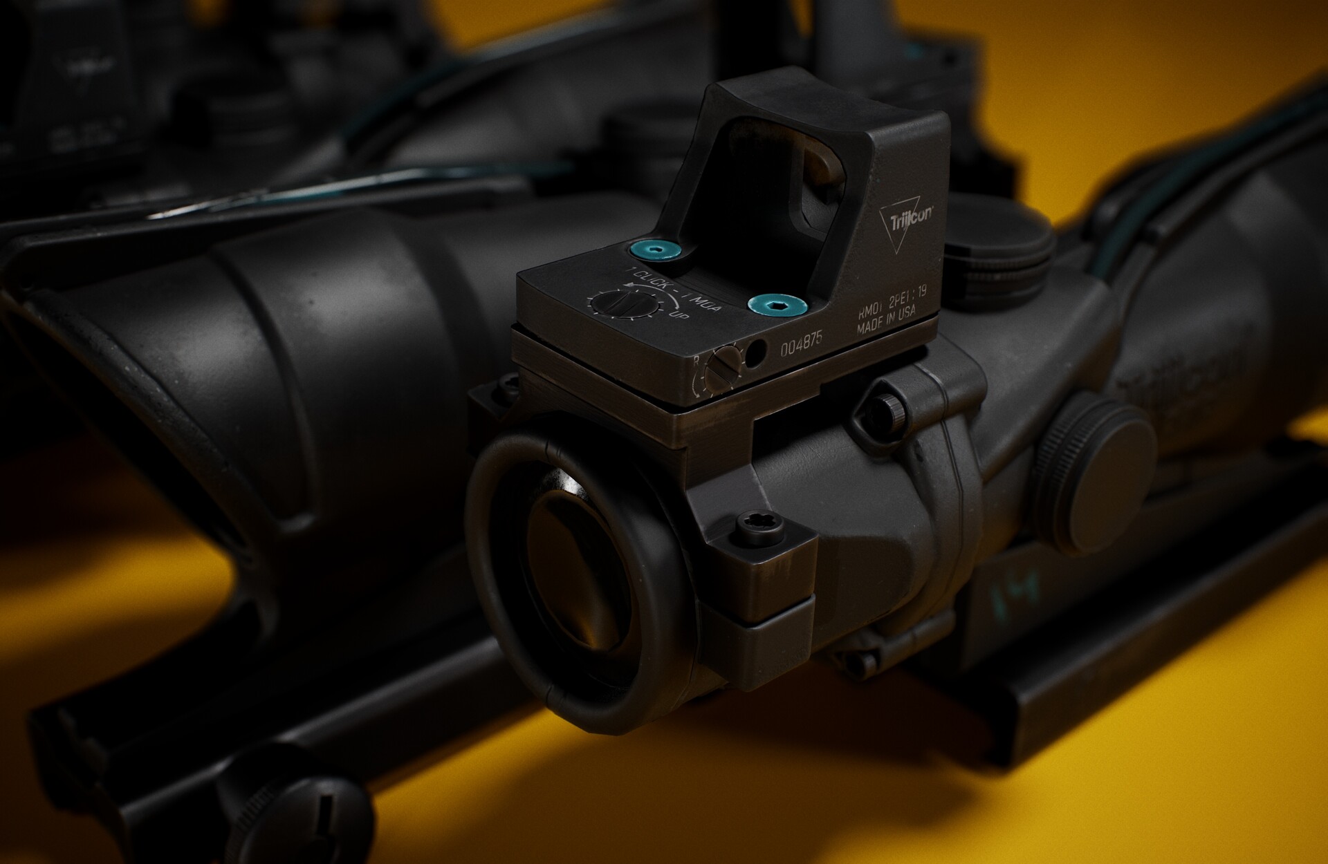 ArtStation - Trijicon ACOG with RMR