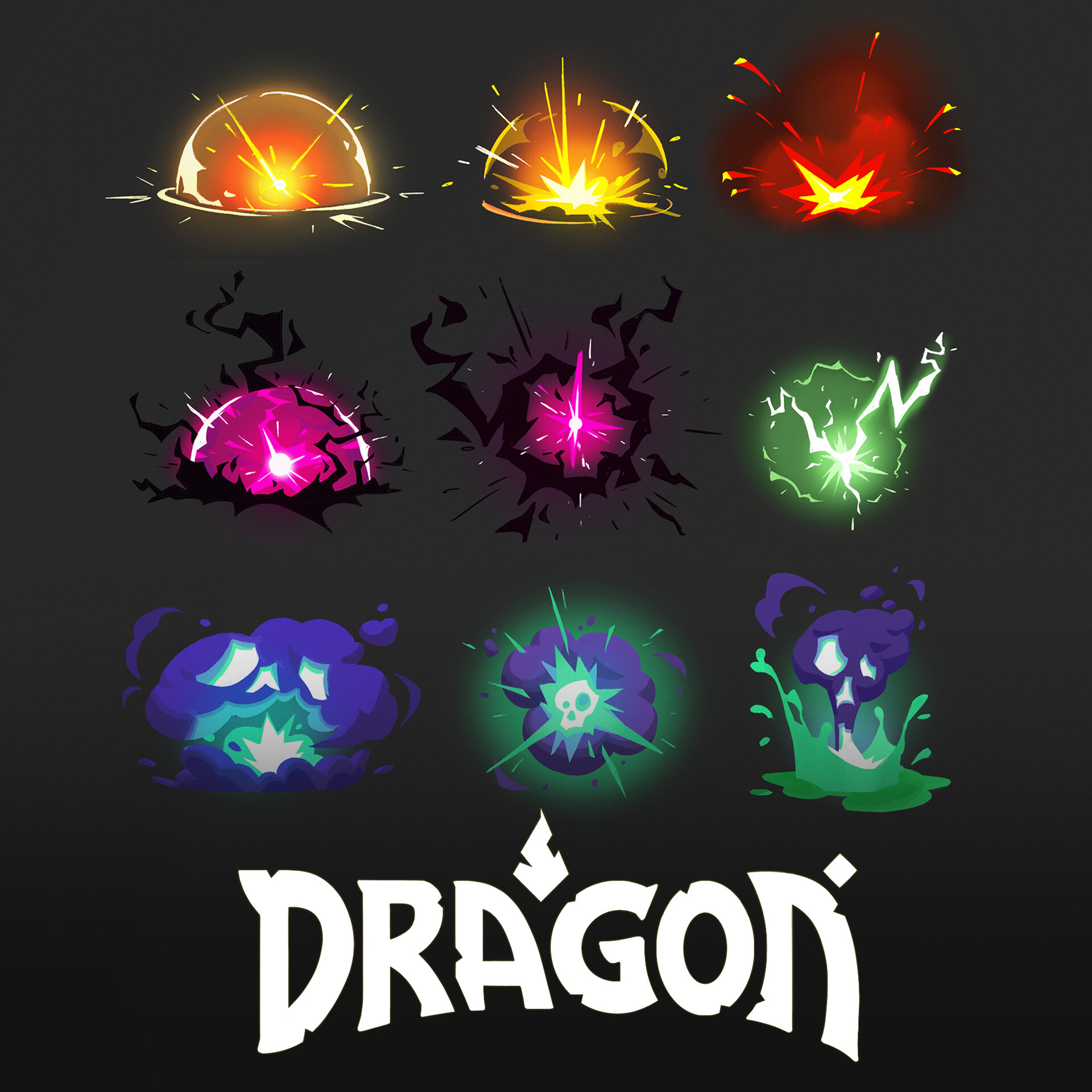 ArtStation - Project Dragon - FX Exploration