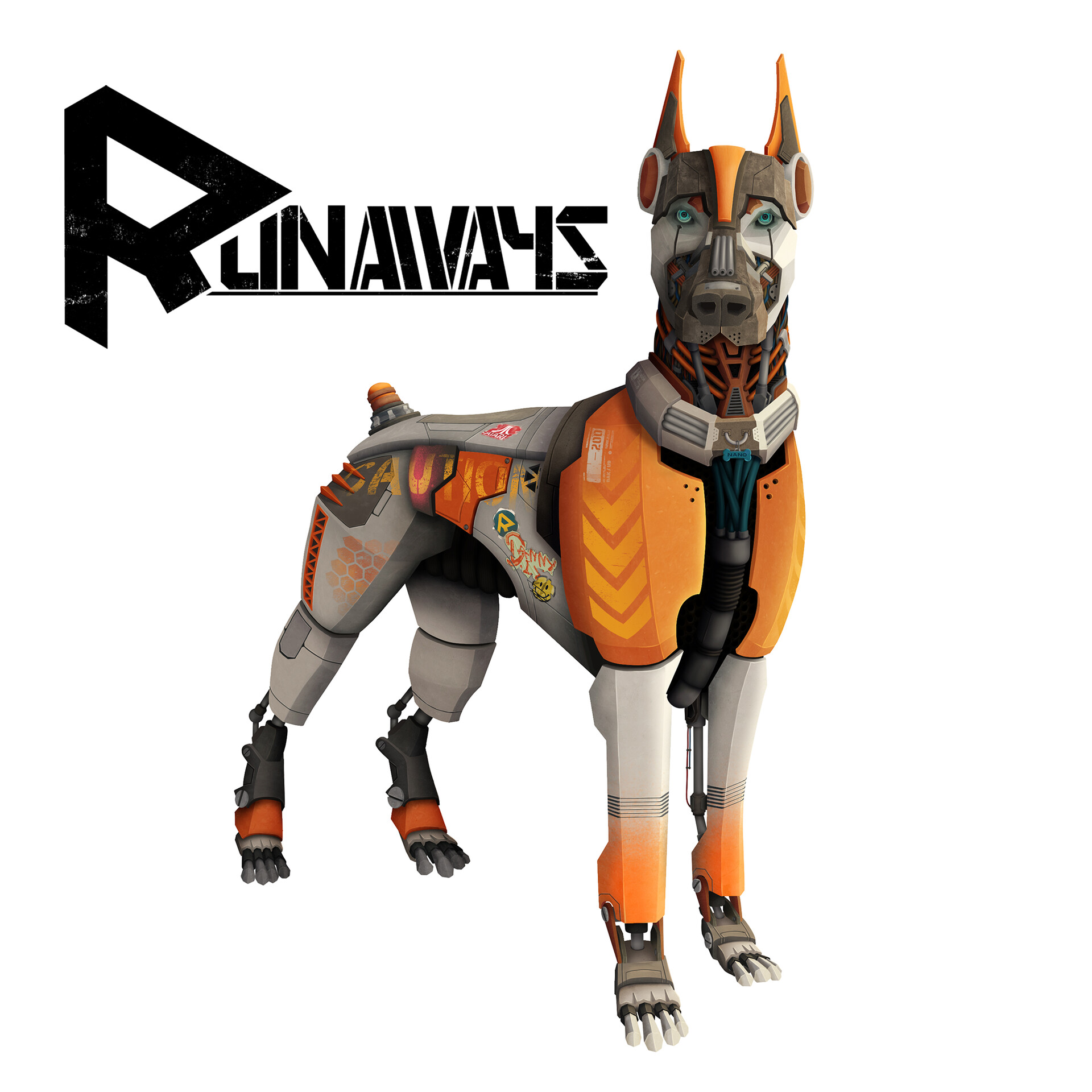 ArtStation - "Runaways Project" Nano Character Concepts