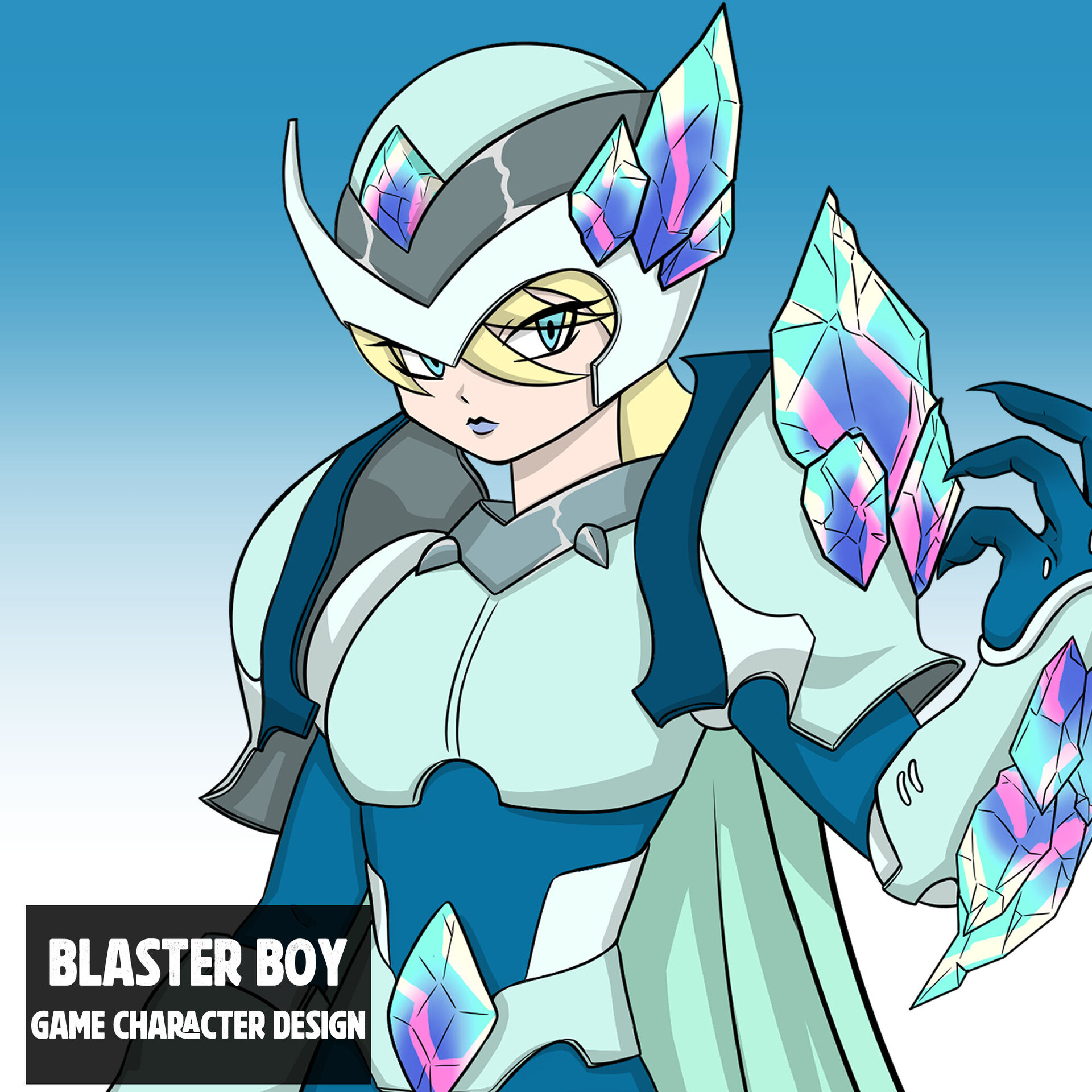 ArtStation - Character Design Blaster Boy