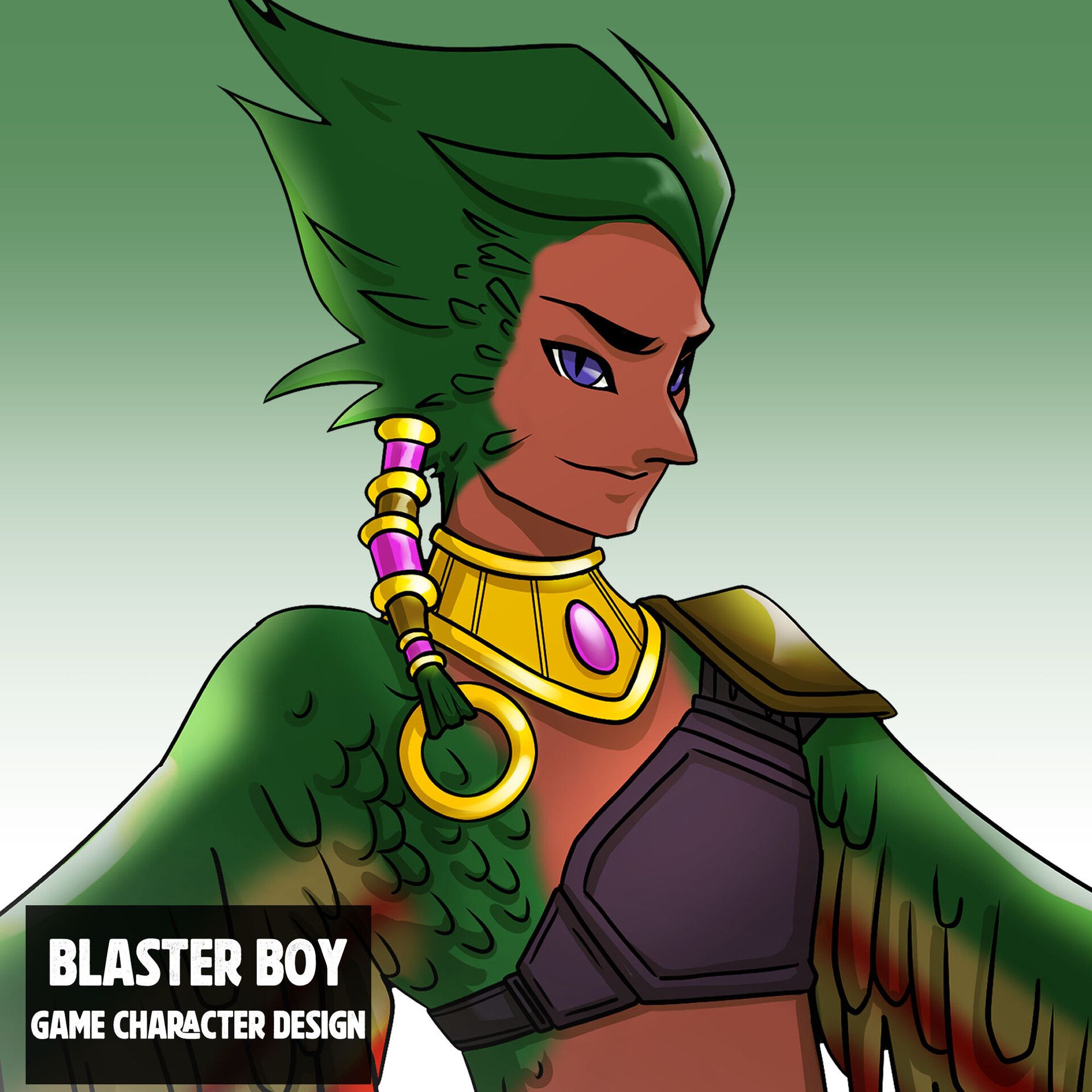 Roberta Rodrigues - Character Design Blaster Boy