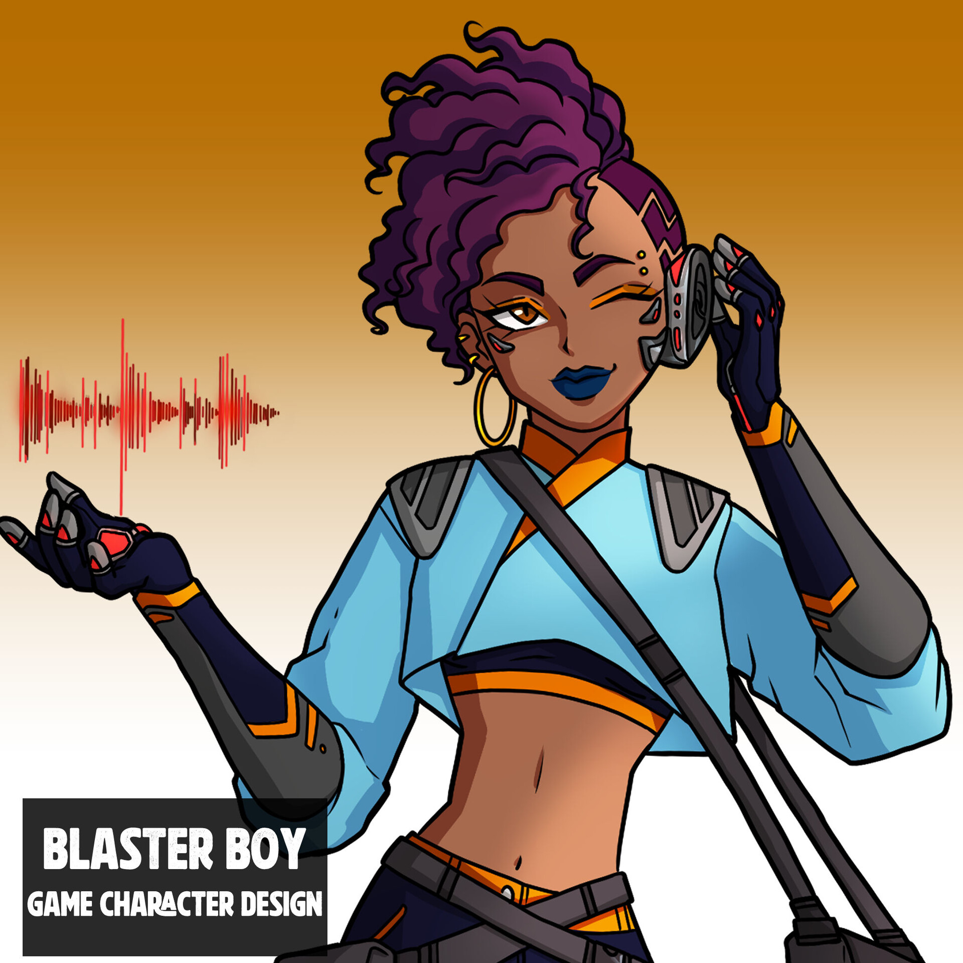 ArtStation - Character Design Blaster Boy