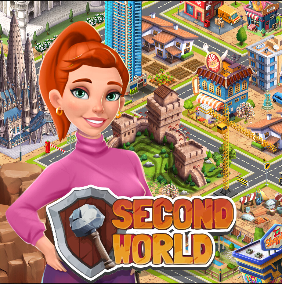 ArtStation - Isometric Buildings - Second World Game