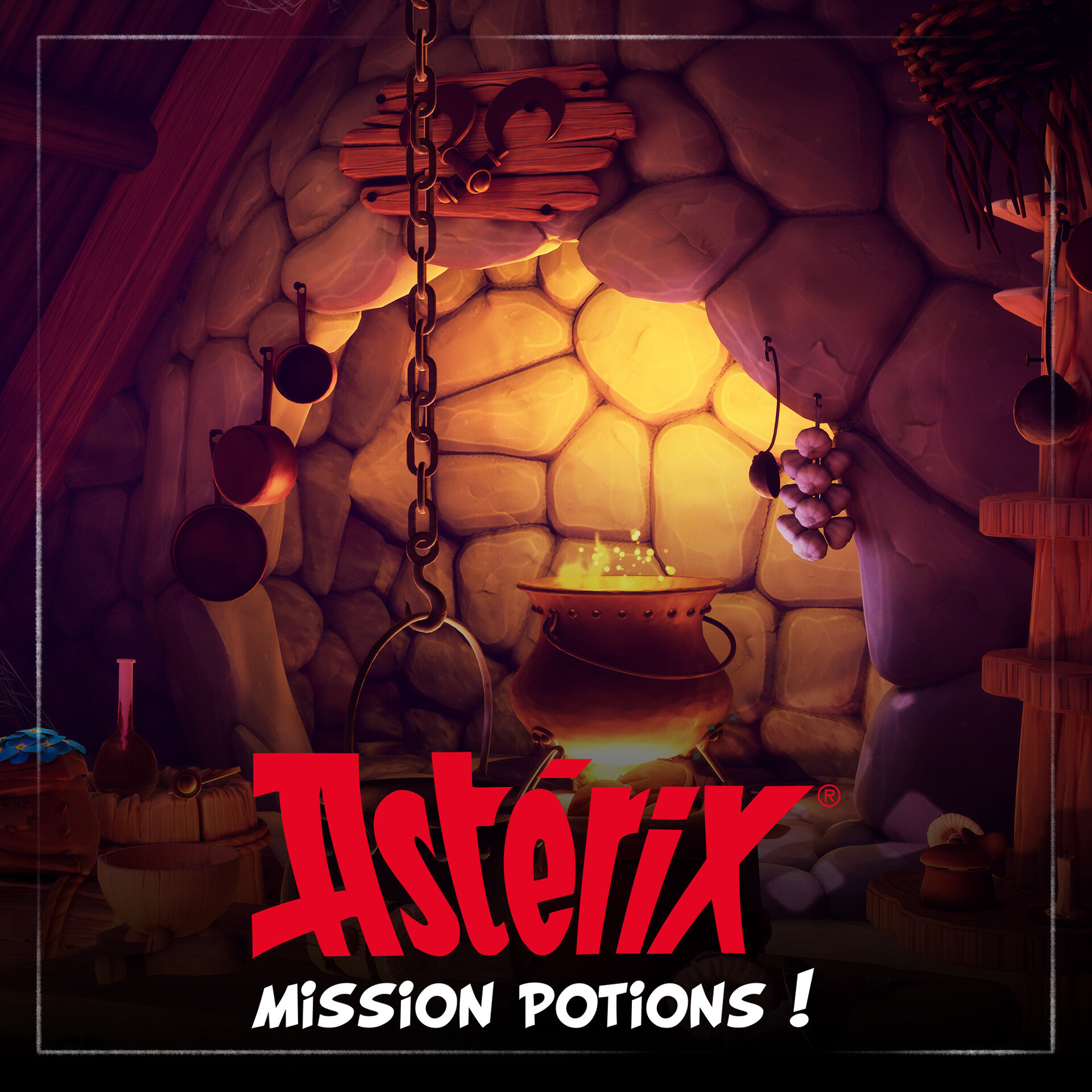 ArtStation - Asterix : Mission Potions ! Getafix's hut and roman prison