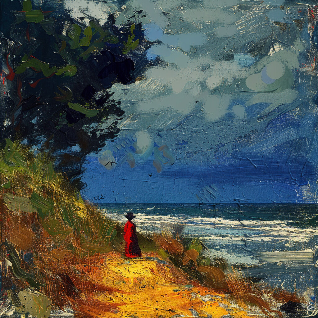 ArtStation - Stormy Beach