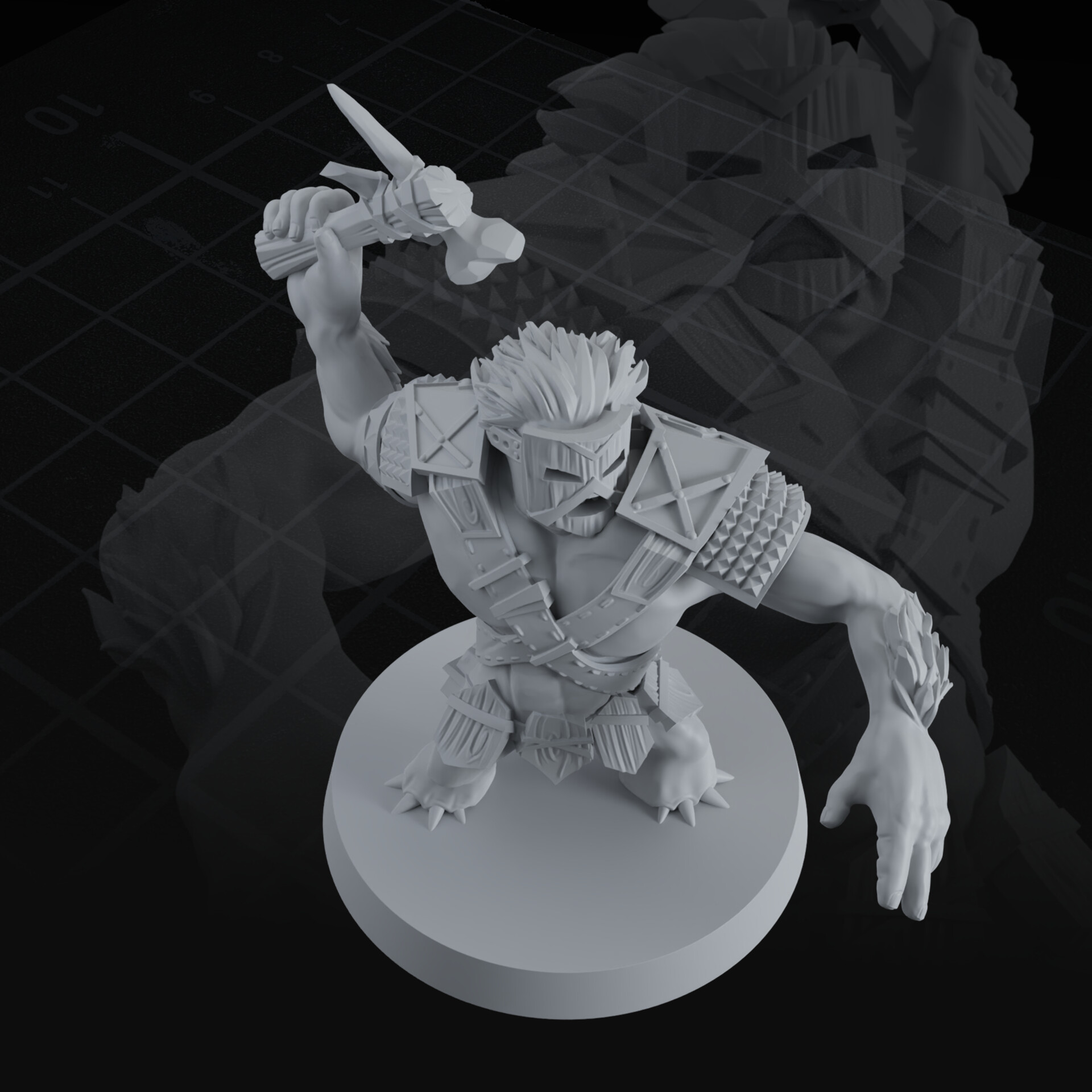 ArtStation - Unhold warrior three