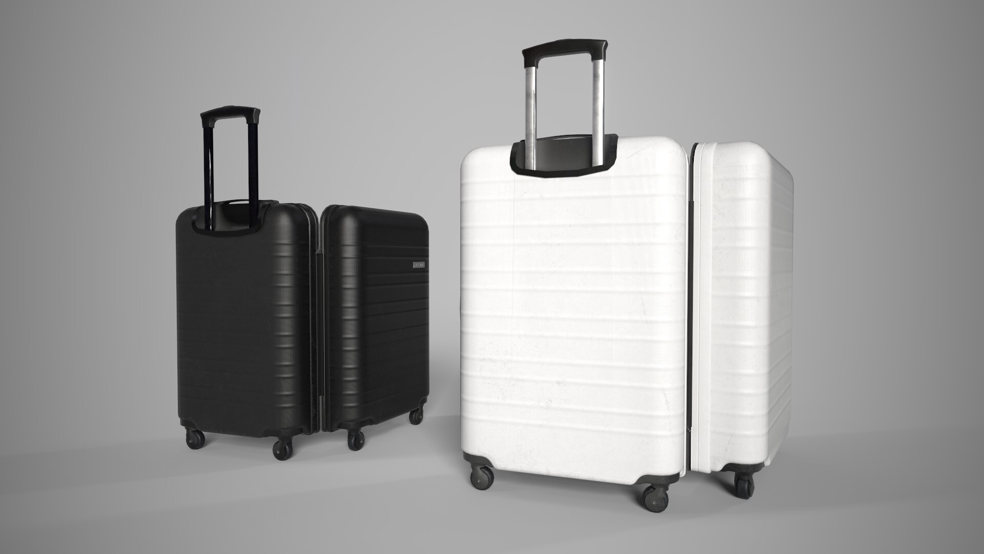 ArtStation - Game ready suitcases for airport game project