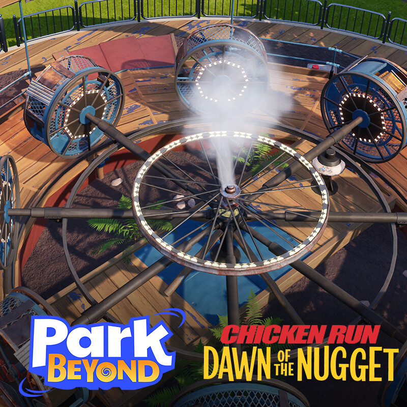 ArtStation - Park Beyond: Chicken Run Dawn Of The Nugget Flatride
