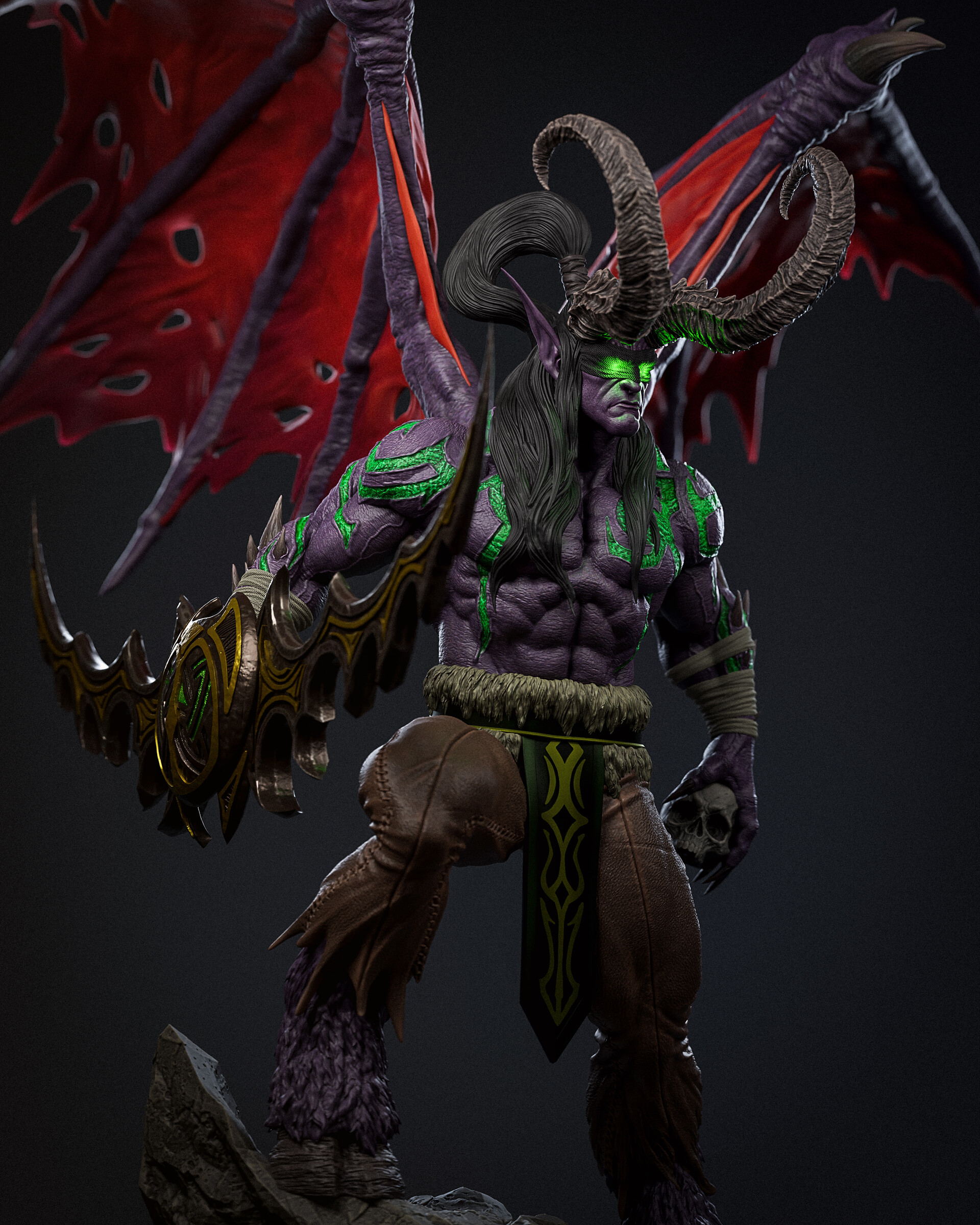 ArtStation - Illidan Stormrage