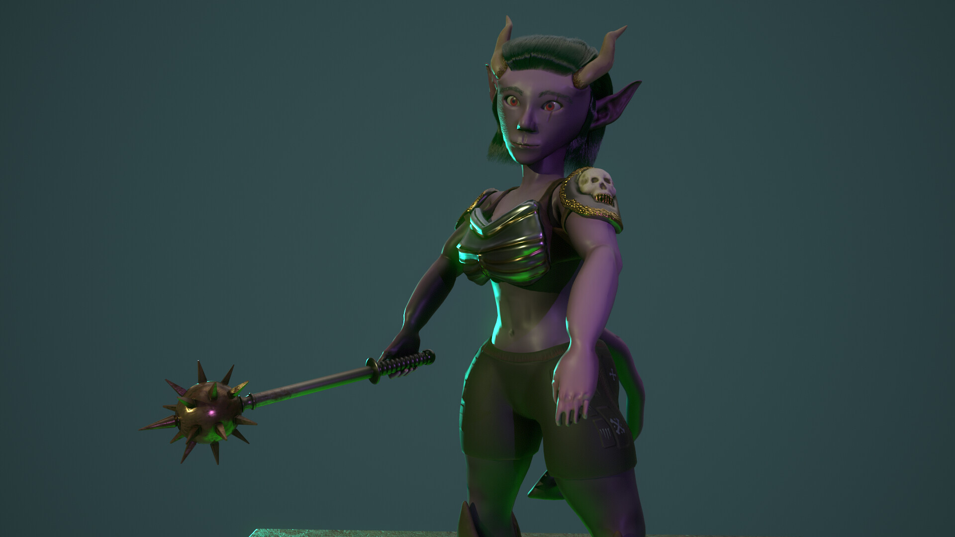 ArtStation - Tiefling Necromancer