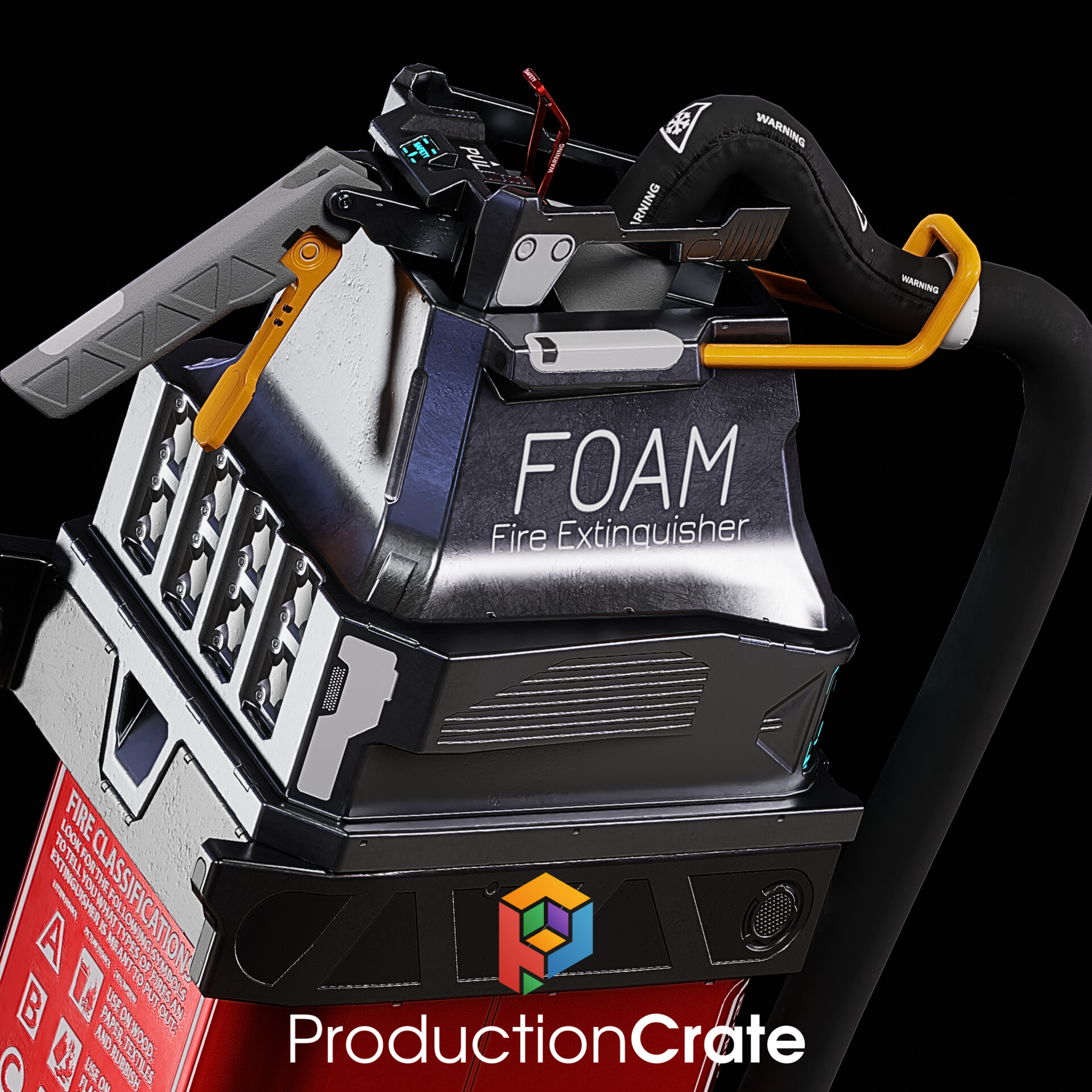 ArtStation - Sci-fi Fire Extinguisher